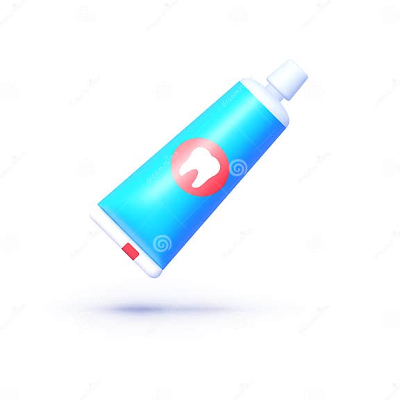 Toothpaste 3d, Great Design for Any Purposes. Design Element Stock ...
