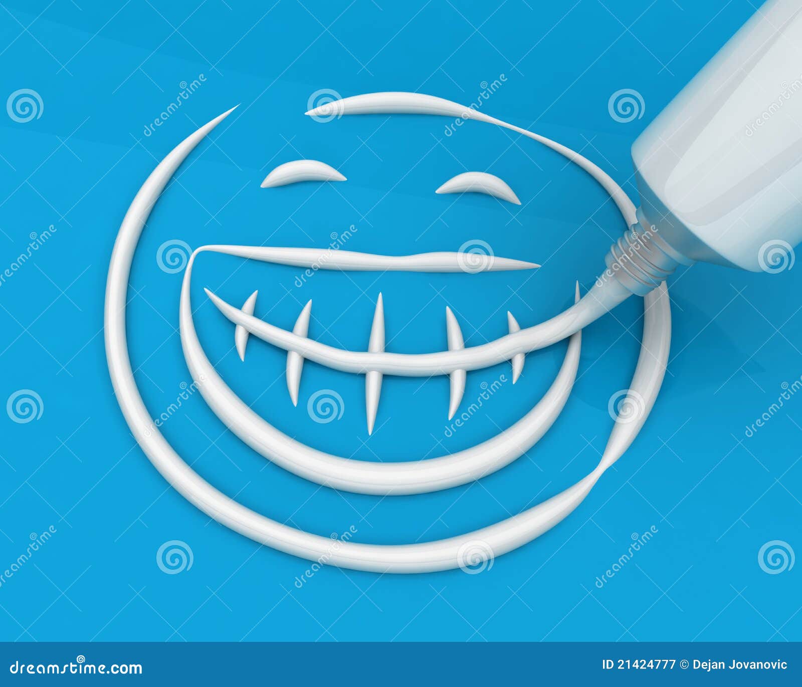 Toothpaste drawing smiley stock illustration. Illustration of materials ...