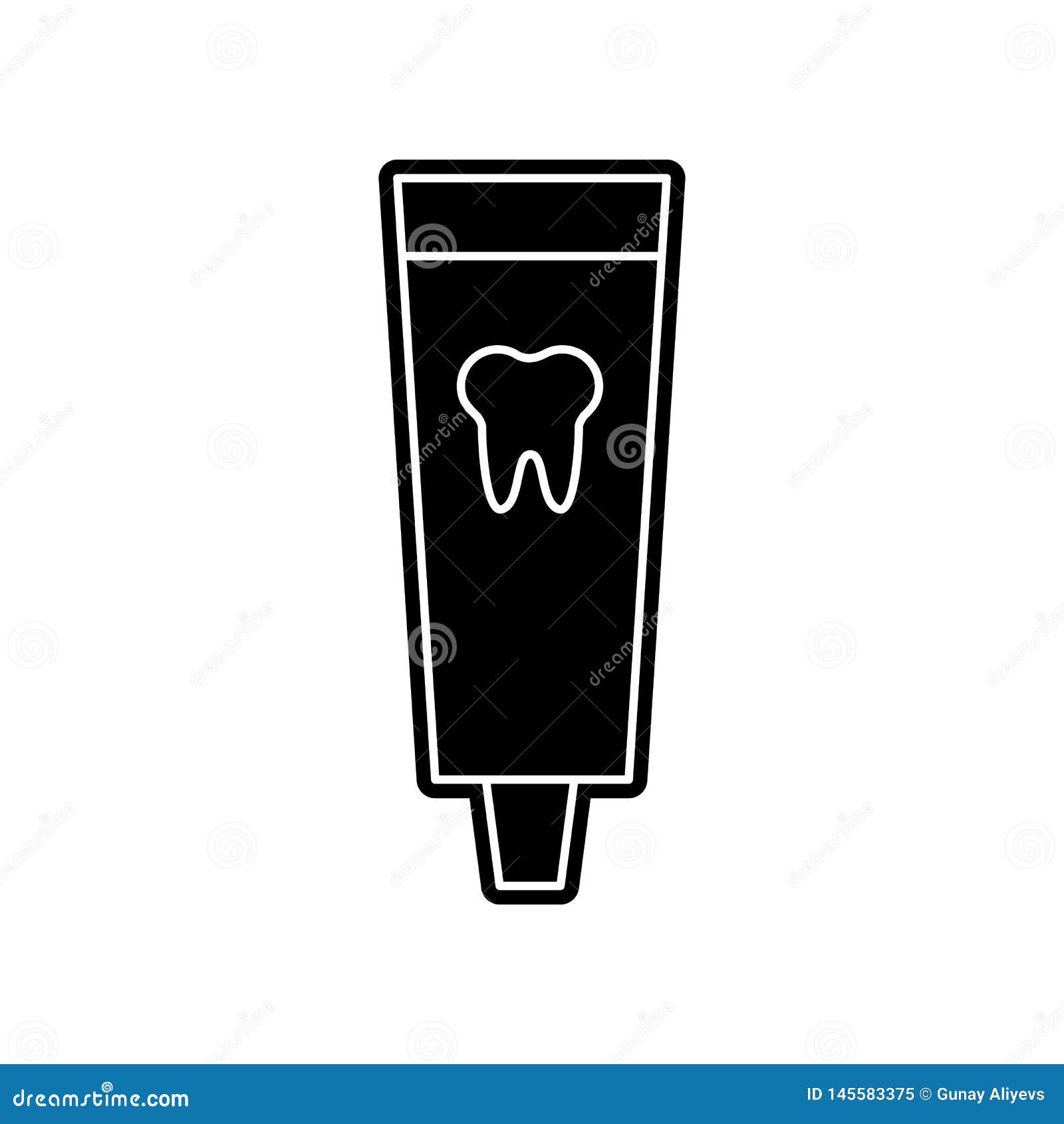 Toothpaste Icon. Element of Dantist for Mobile Concept and Web Apps ...