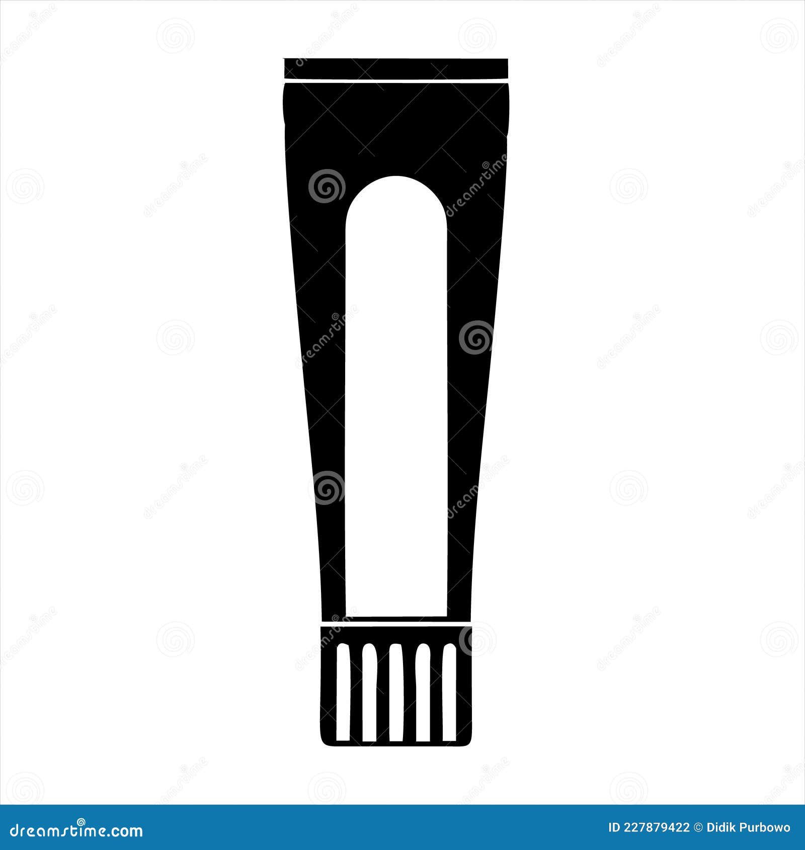 Toothpaste Icon Isolated on White Background from Pharmacy Collection ...