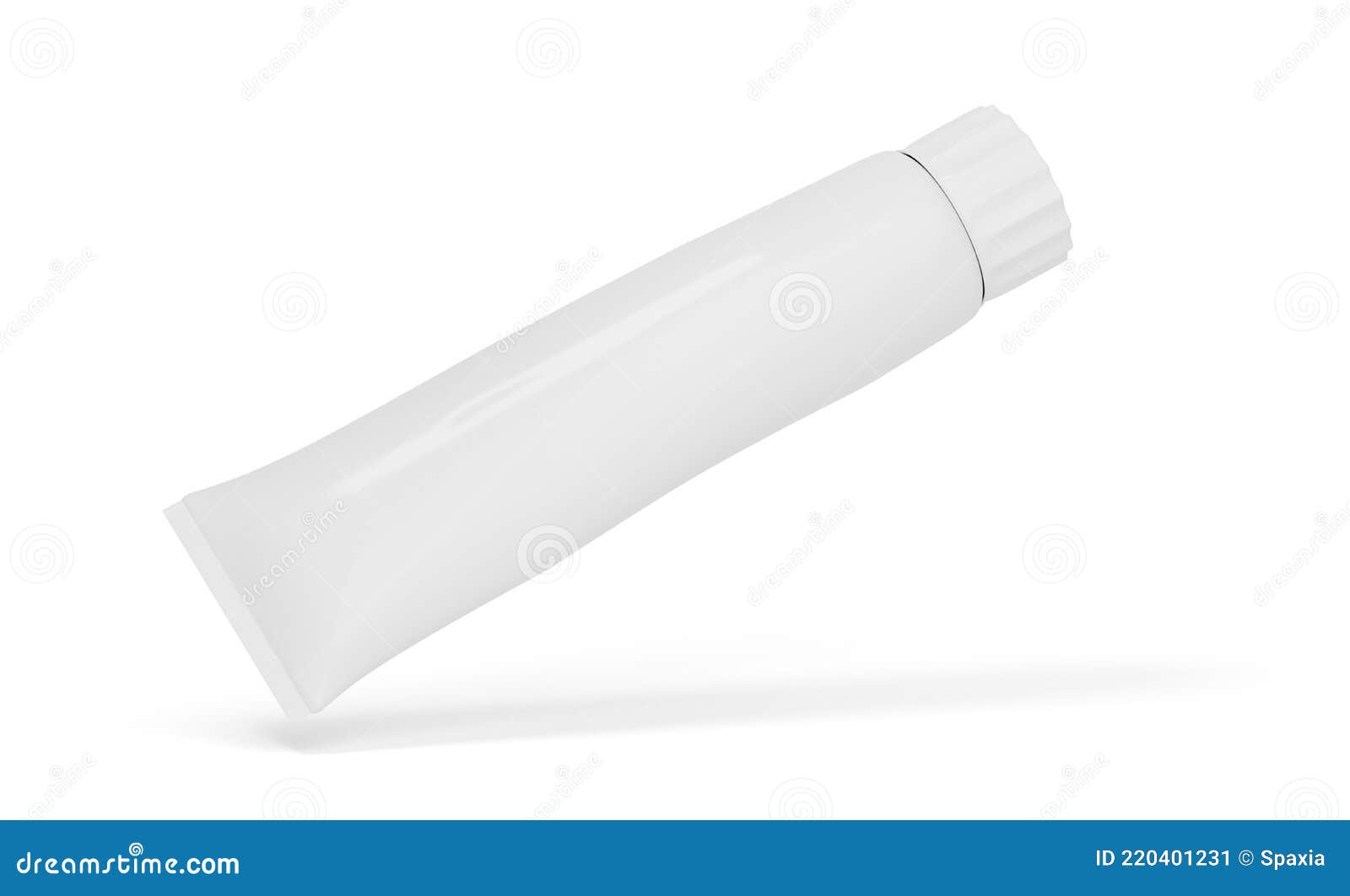 Toothpaste Isolated on White Background Stock Illustration ...