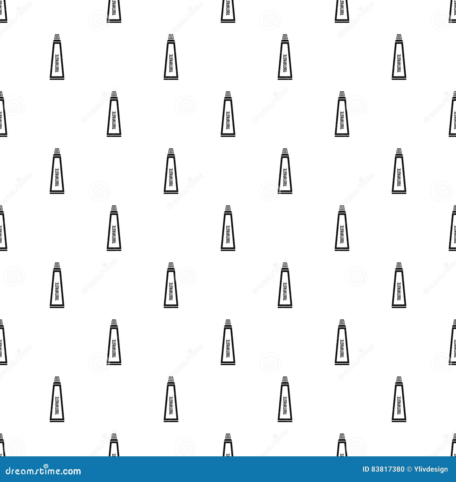 Toothpaste Pattern, Simple Style Stock Vector - Illustration of pattern ...