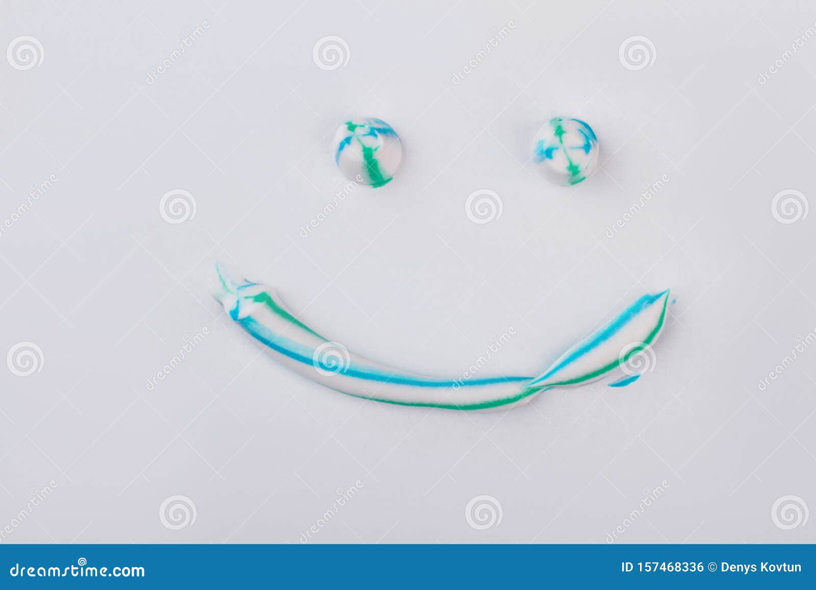 Toothpaste in a Shape of Face with Smile. Stock Photo - Image of ... Toothpaste in a Shape of Face with Smile. Stock Photo - Image of ...