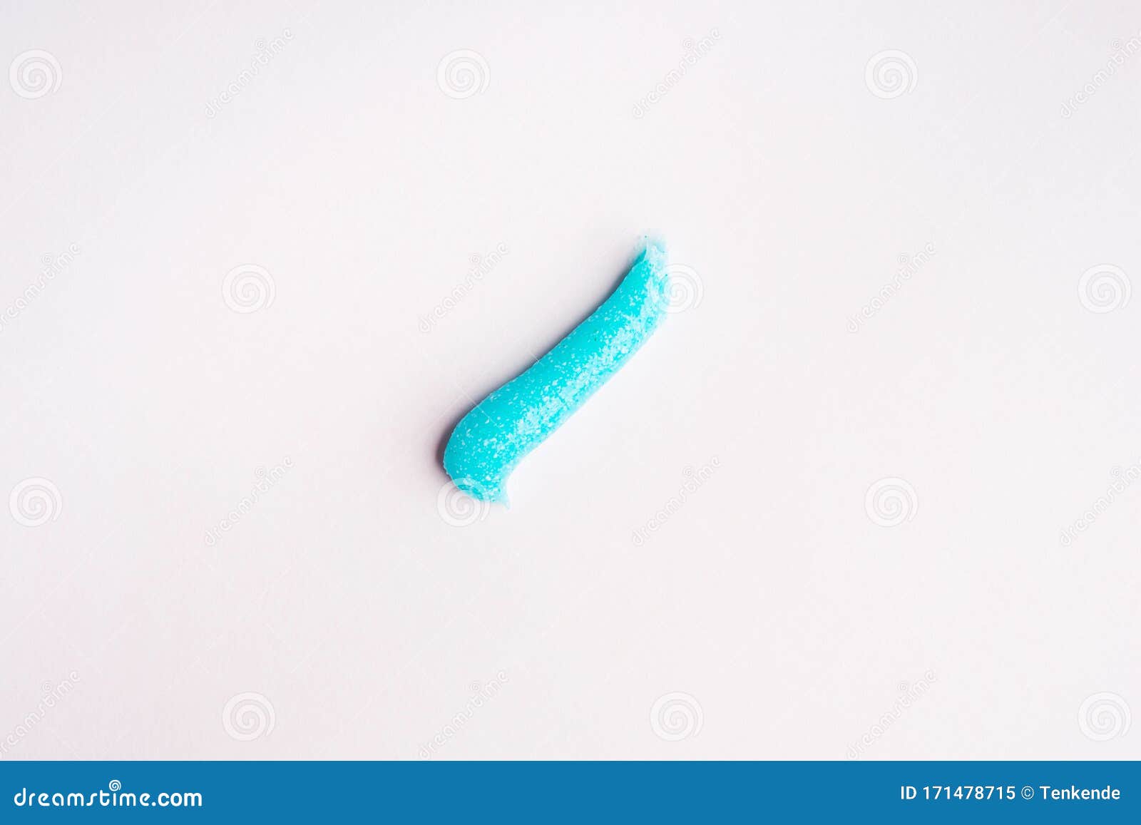 Toothpaste Snake on Pink. Dental Hygiene Concept Stock Image - Image of ...