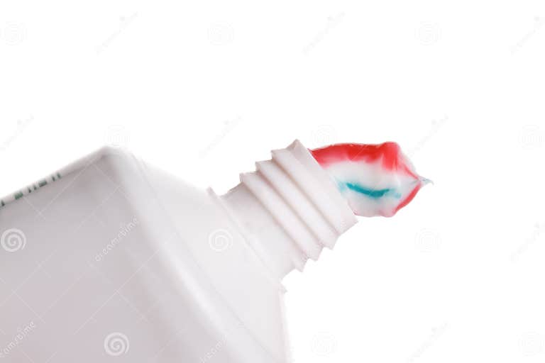 Toothpaste Squeezed Out of Tube Stock Photo - Image of mint, disinfect ...