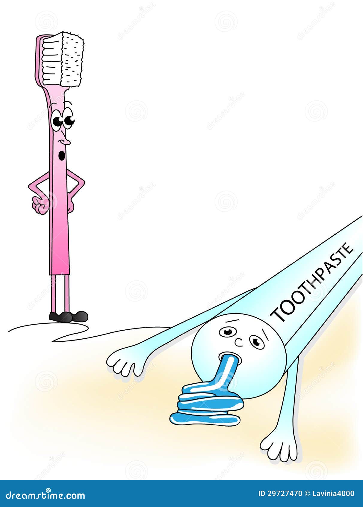 Astonished Toothbrush Stock Illustrations – 2 Astonished Toothbrush ...