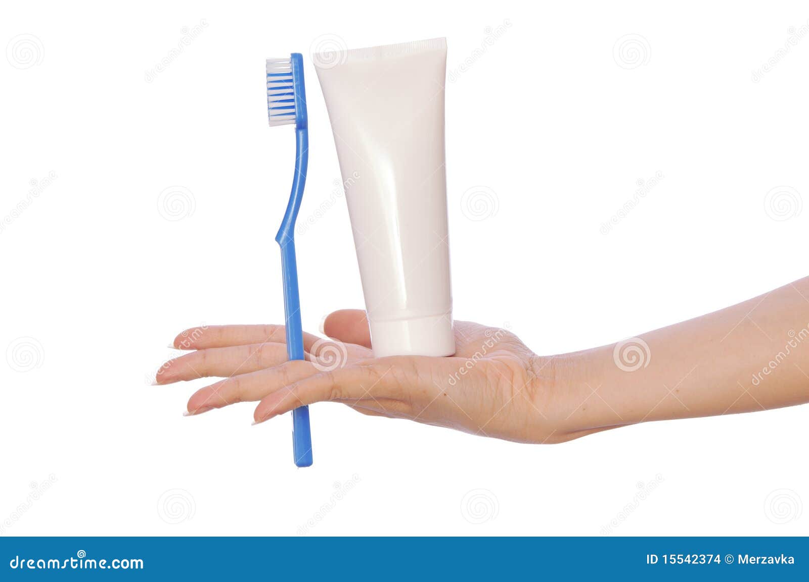 Toothpaste and toothbrush stock photo. Image of female - 15542374