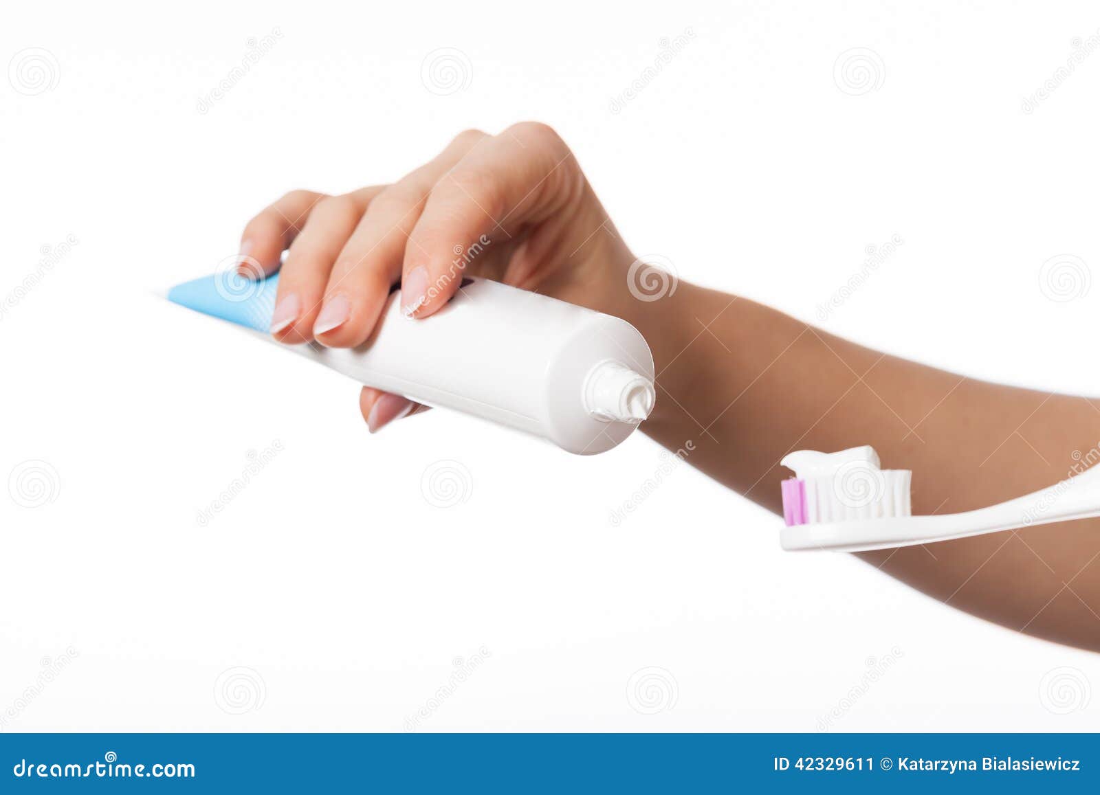Toothpaste and toothbrush stock image. Image of healthcare - 42329611
