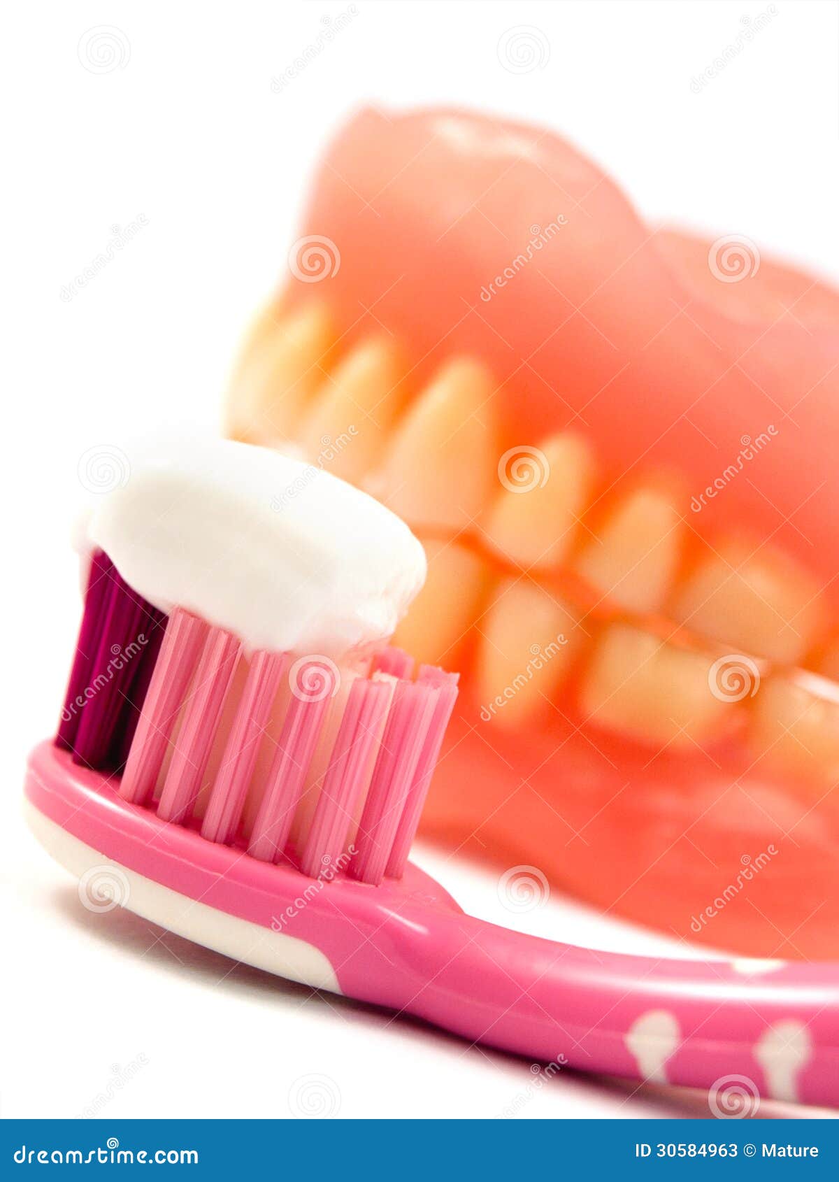 Toothpaste, Toothbrush, Yellow Teeth Stock Image - Image of healthy ...