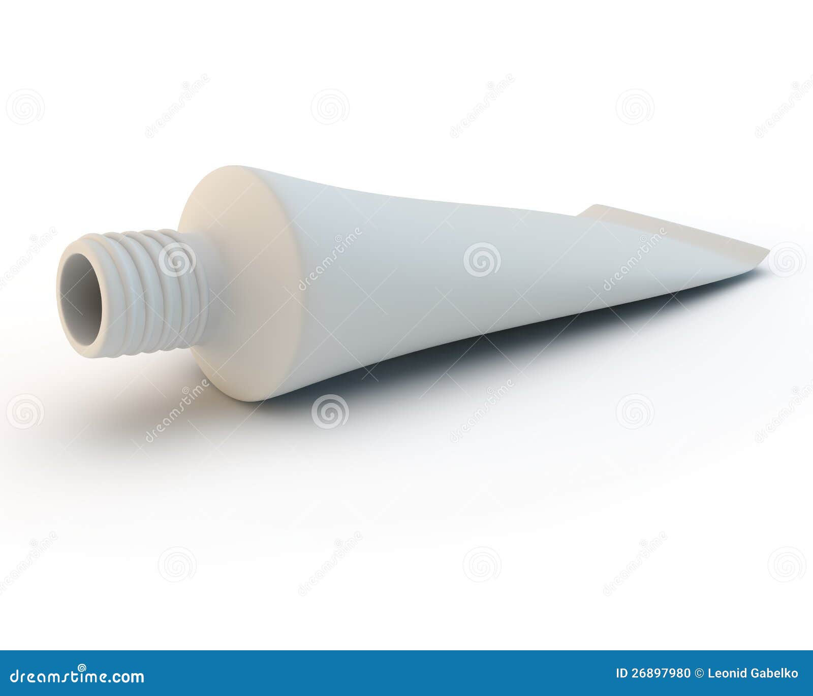 Toothpaste tube stock illustration. Illustration of fresh - 26897980