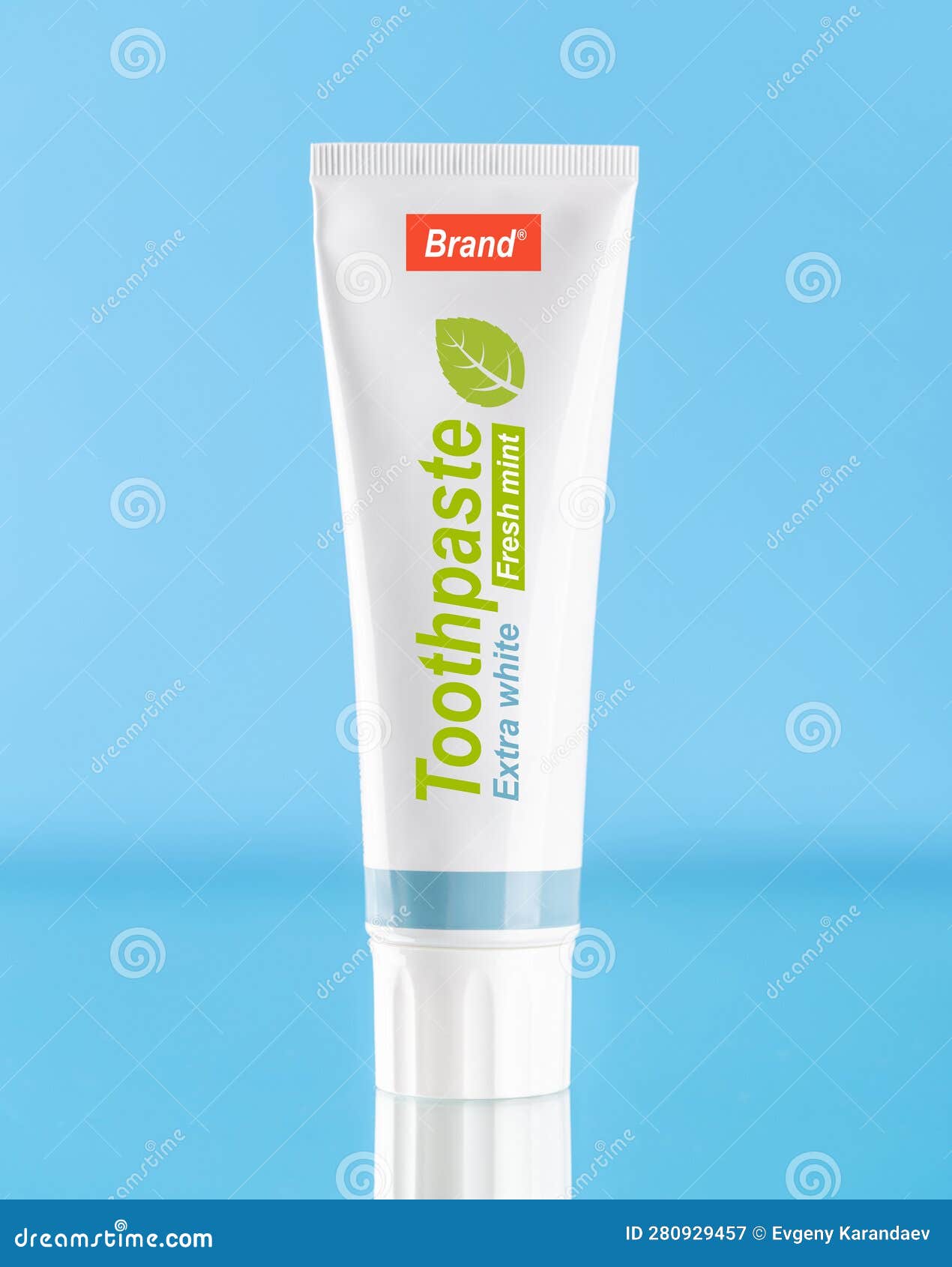Toothpaste tube stock image. Image of toothbrush, oral - 280929457