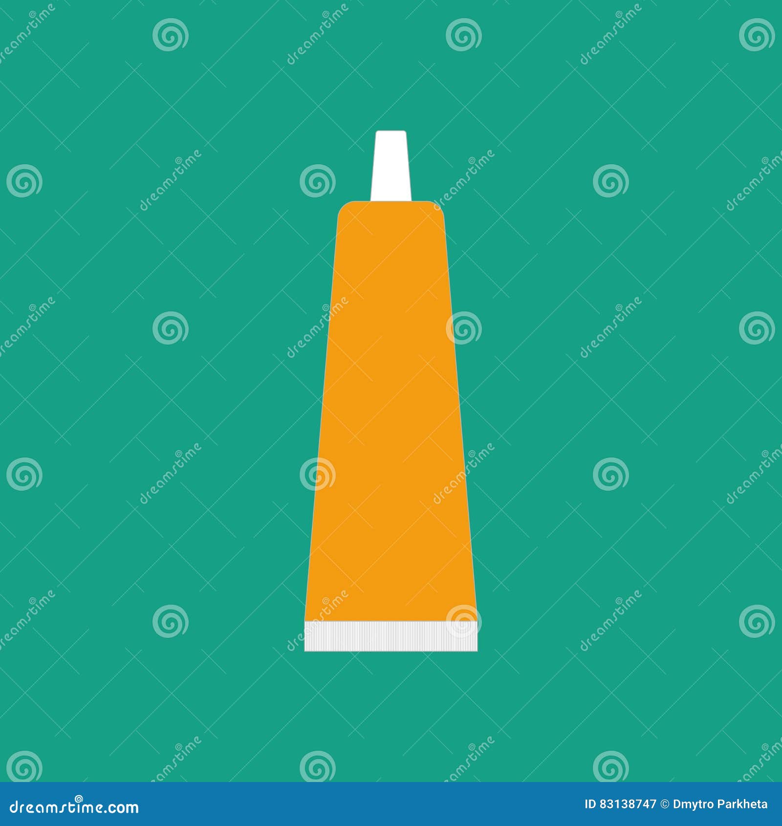 Toothpaste tube icon stock vector. Illustration of cream - 83138747