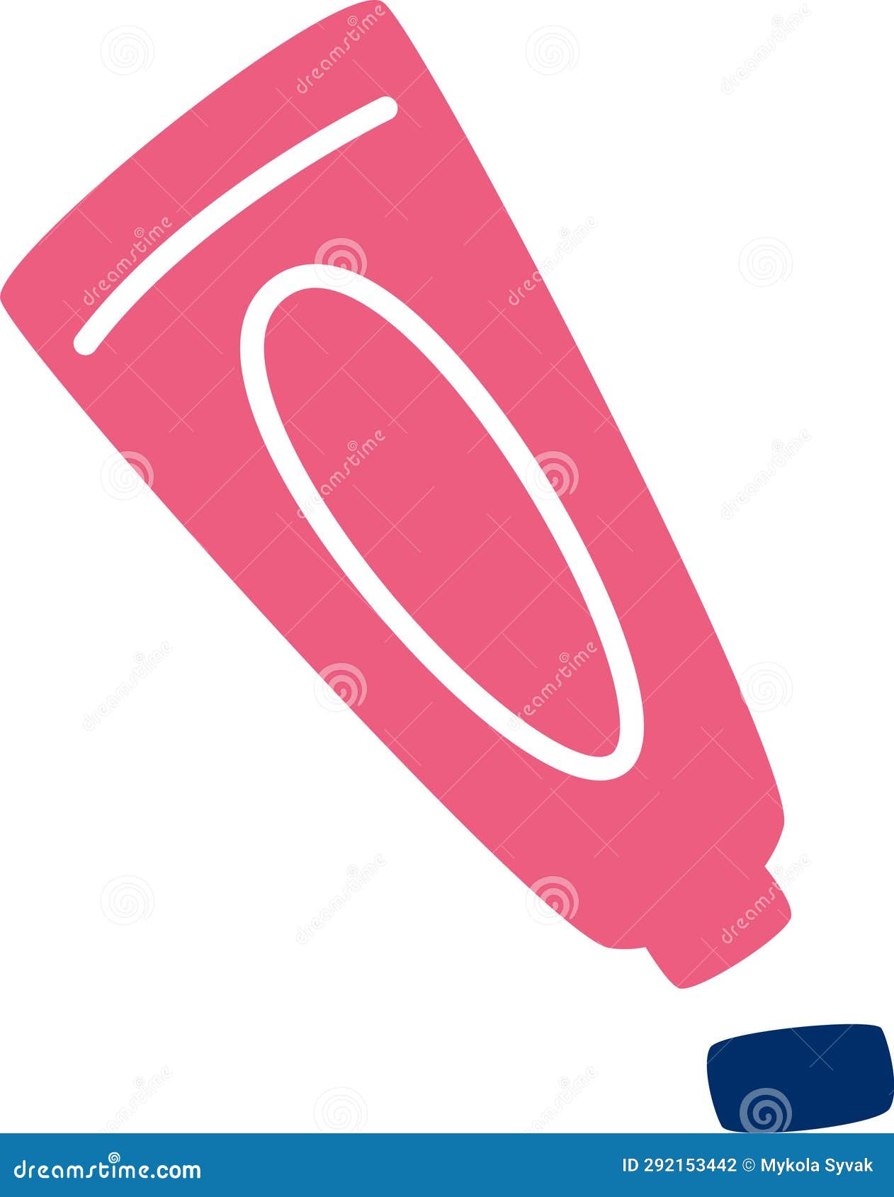 Toothpaste Tube Icon stock vector. Illustration of paste - 292153442