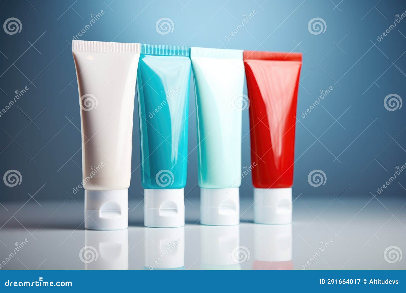 Toothpaste Tubes from Various Angles Stock Image - Image of white ...