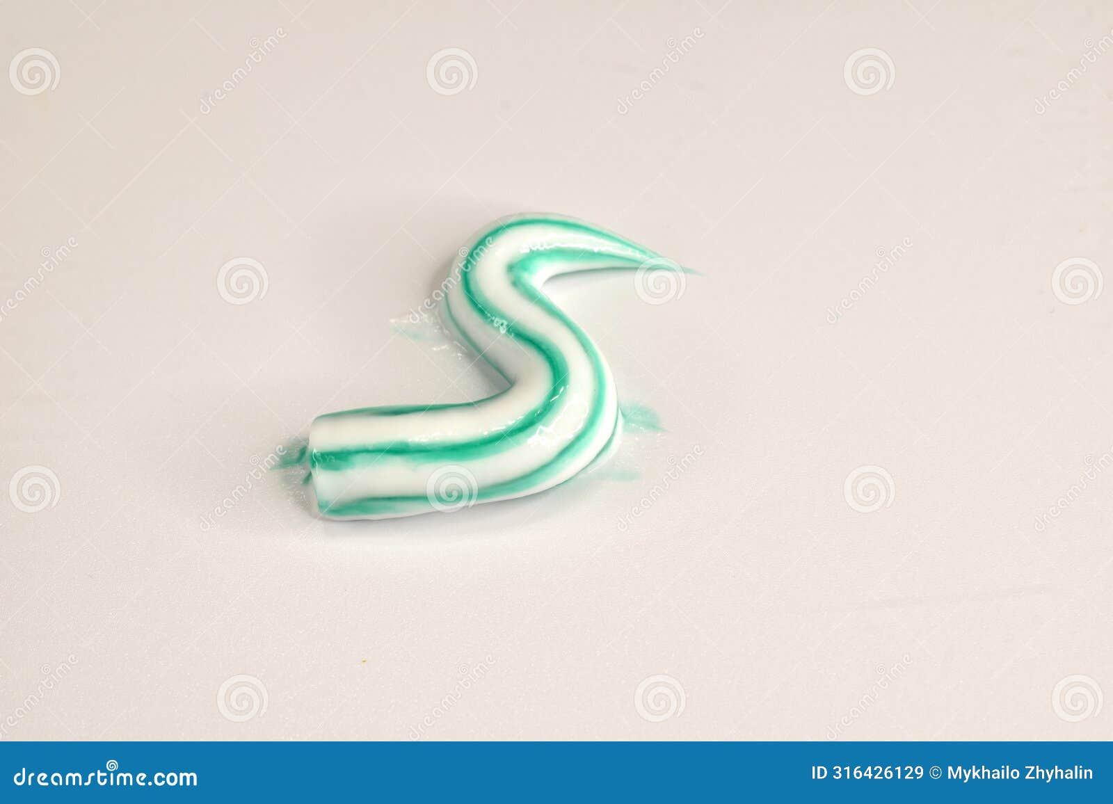 Toothpaste in two colors. stock image. Image of blue - 316426129