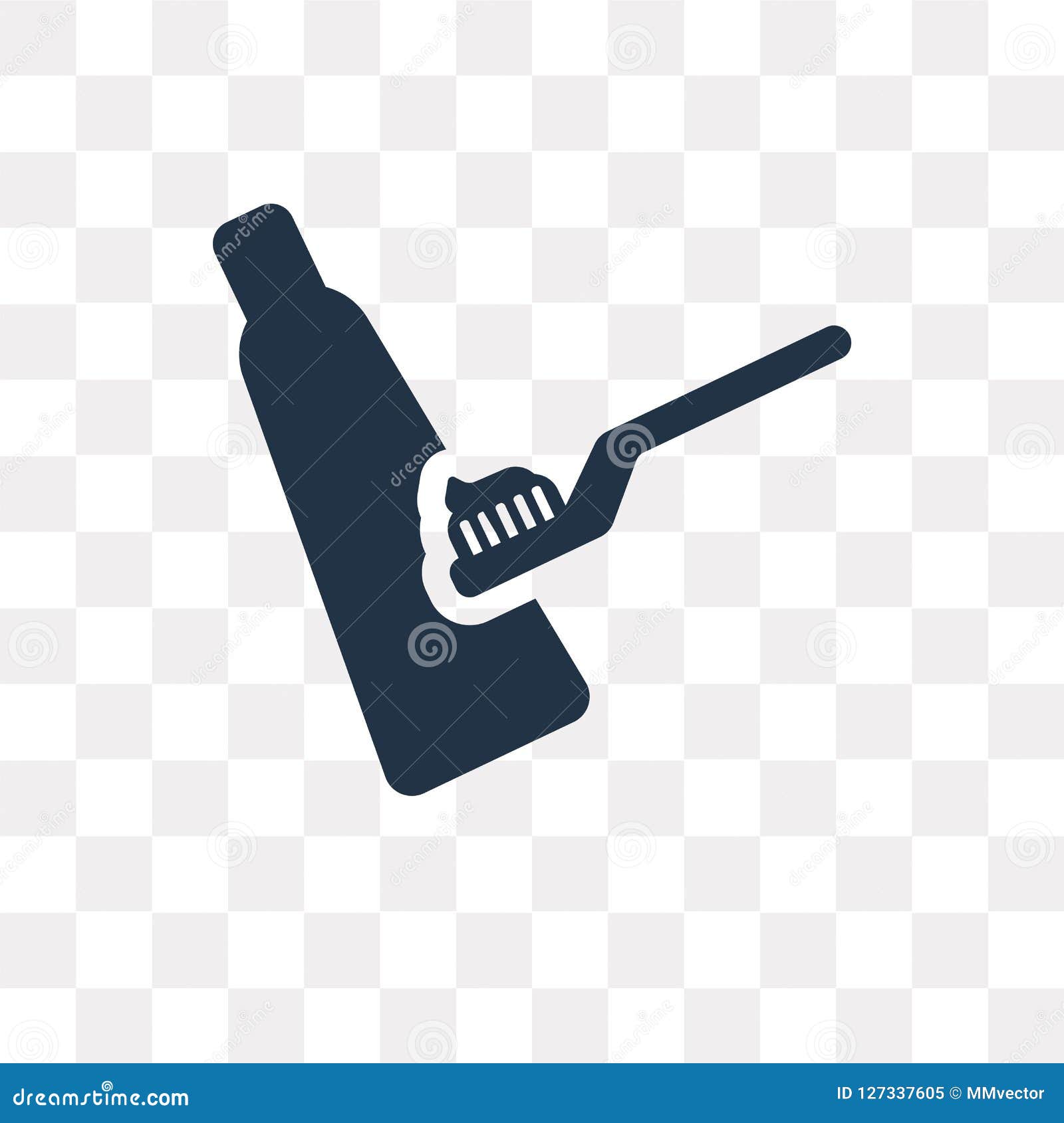 Toothpaste Vector Icon Isolated on Transparent Background, Tooth Stock ...