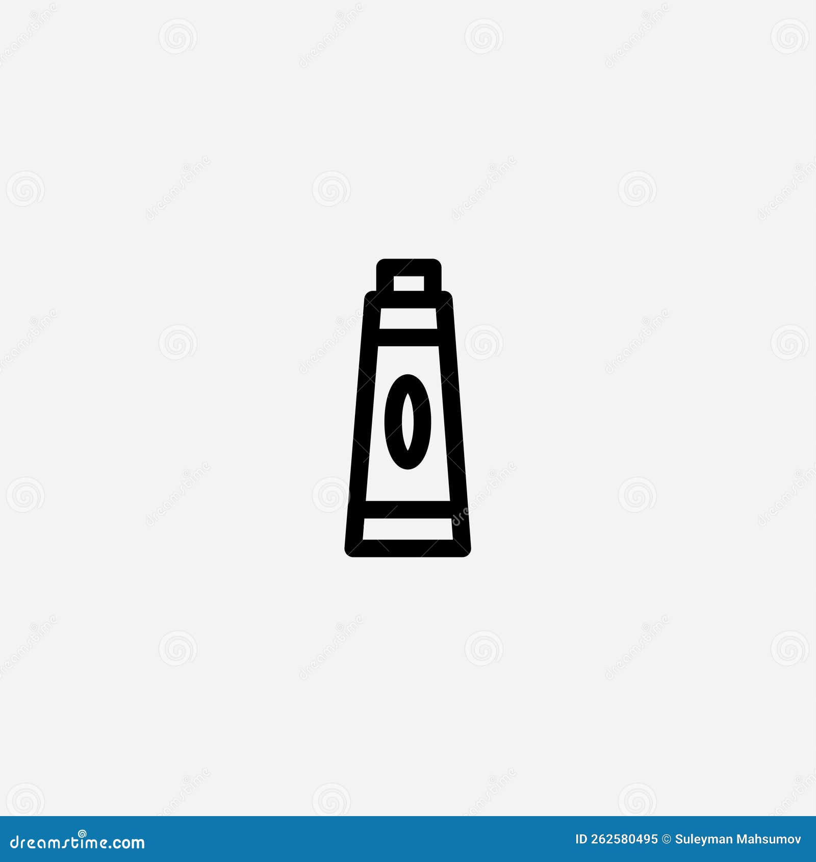 Toothpaste Vector Icon Sign Symbol Stock Illustration - Illustration of ...