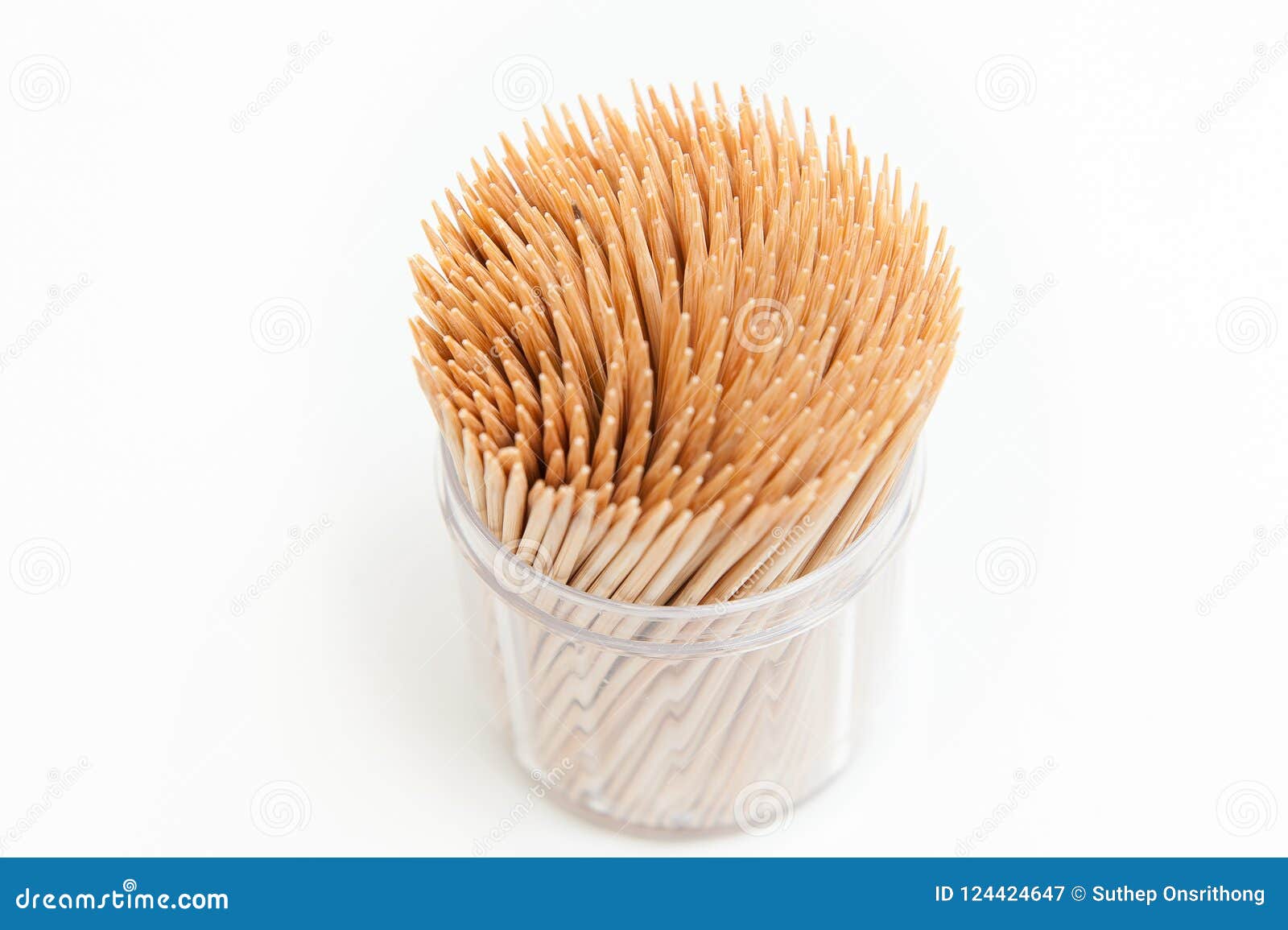Toothpick stock image. Image of healthy, bamboo, brown - 124424647
