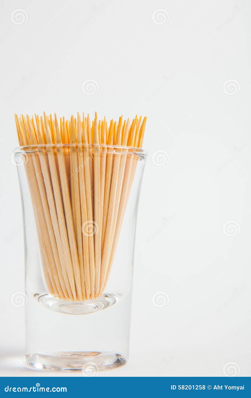 Toothpick in the glass stock photo. Image of bamboo, decoration - 58201258
