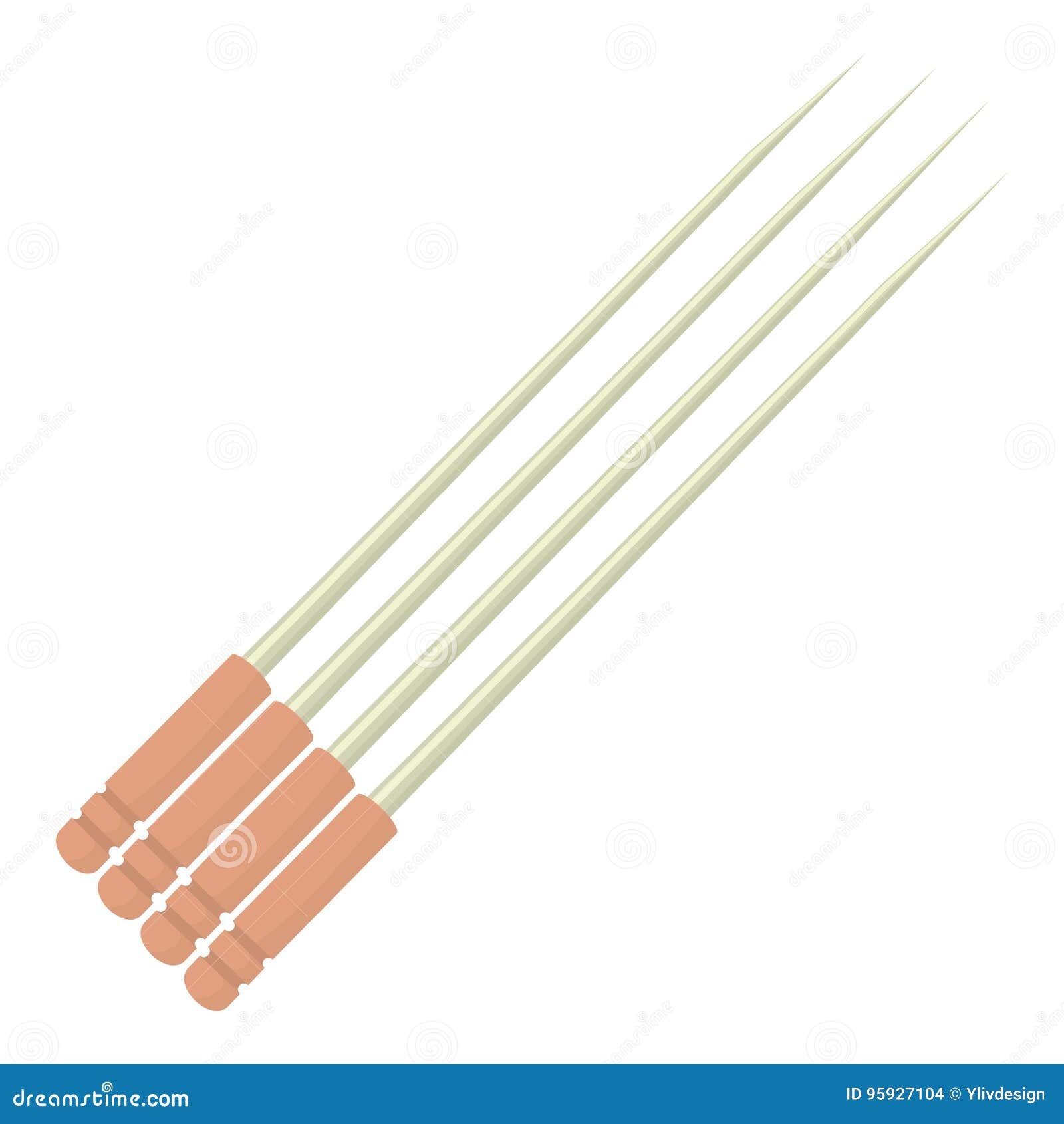 Toothpick Icon, Cartoon Style Stock Vector - Illustration of cartoon ...