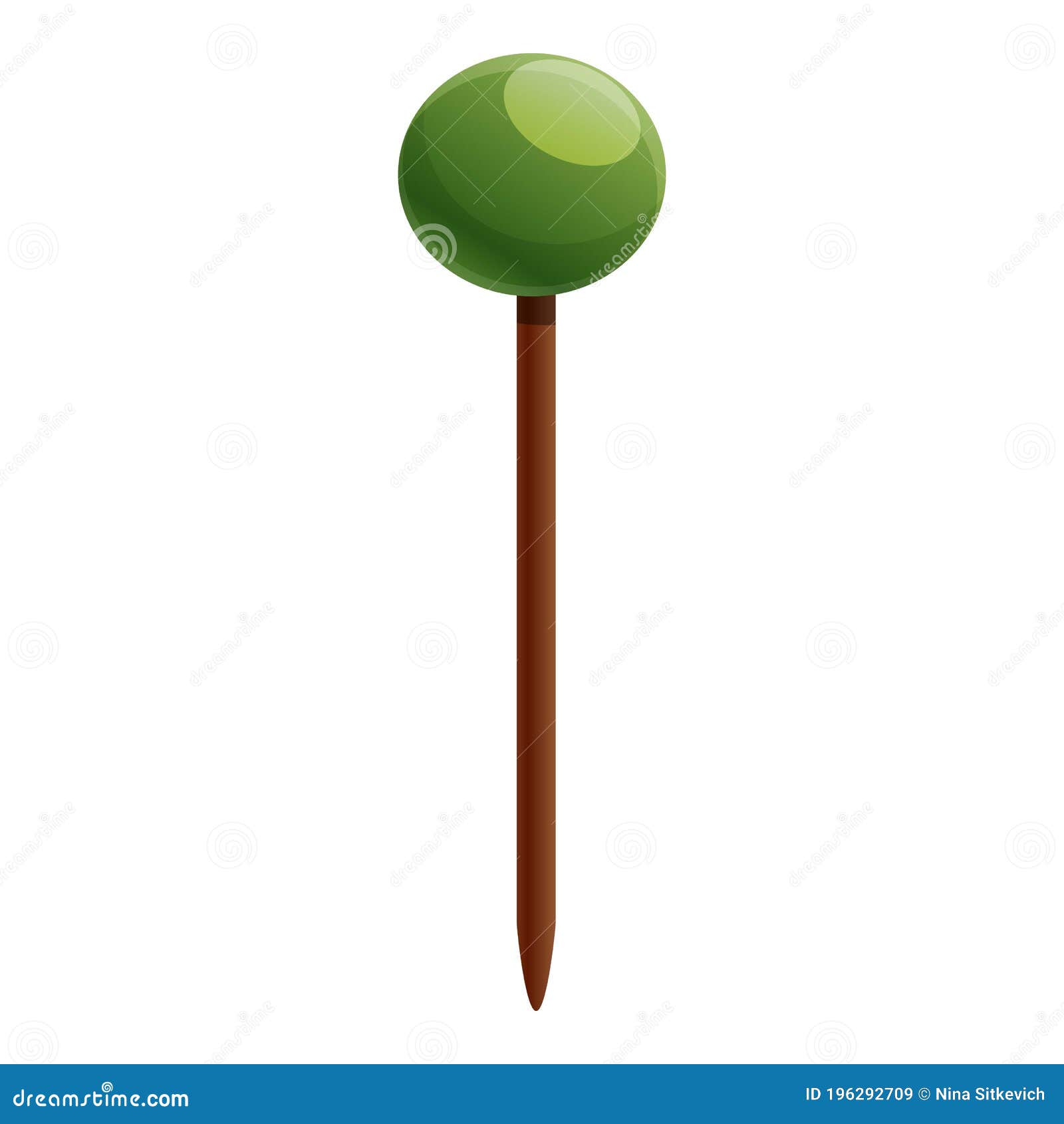 Toothpick Icon, Cartoon Style Stock Vector - Illustration of bamboo ...