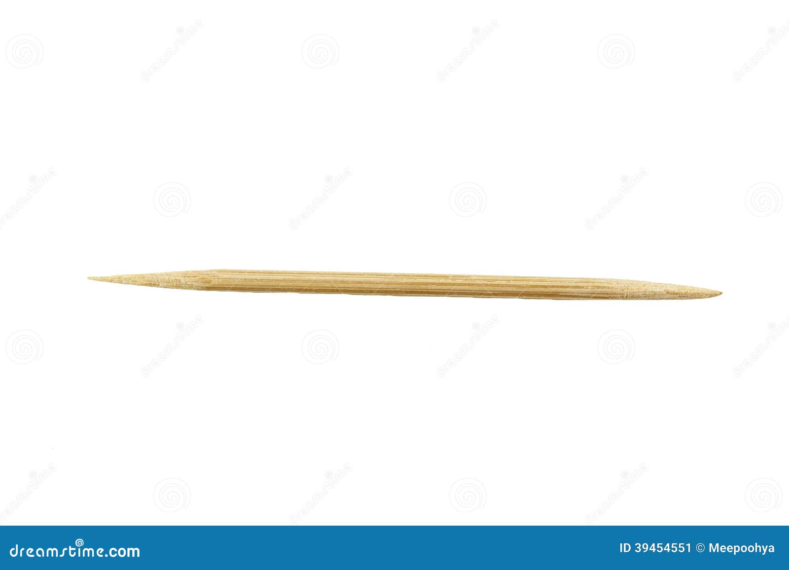 Toothpick Made from Bamboo Wood Isolated. Stock Image - Image of ...