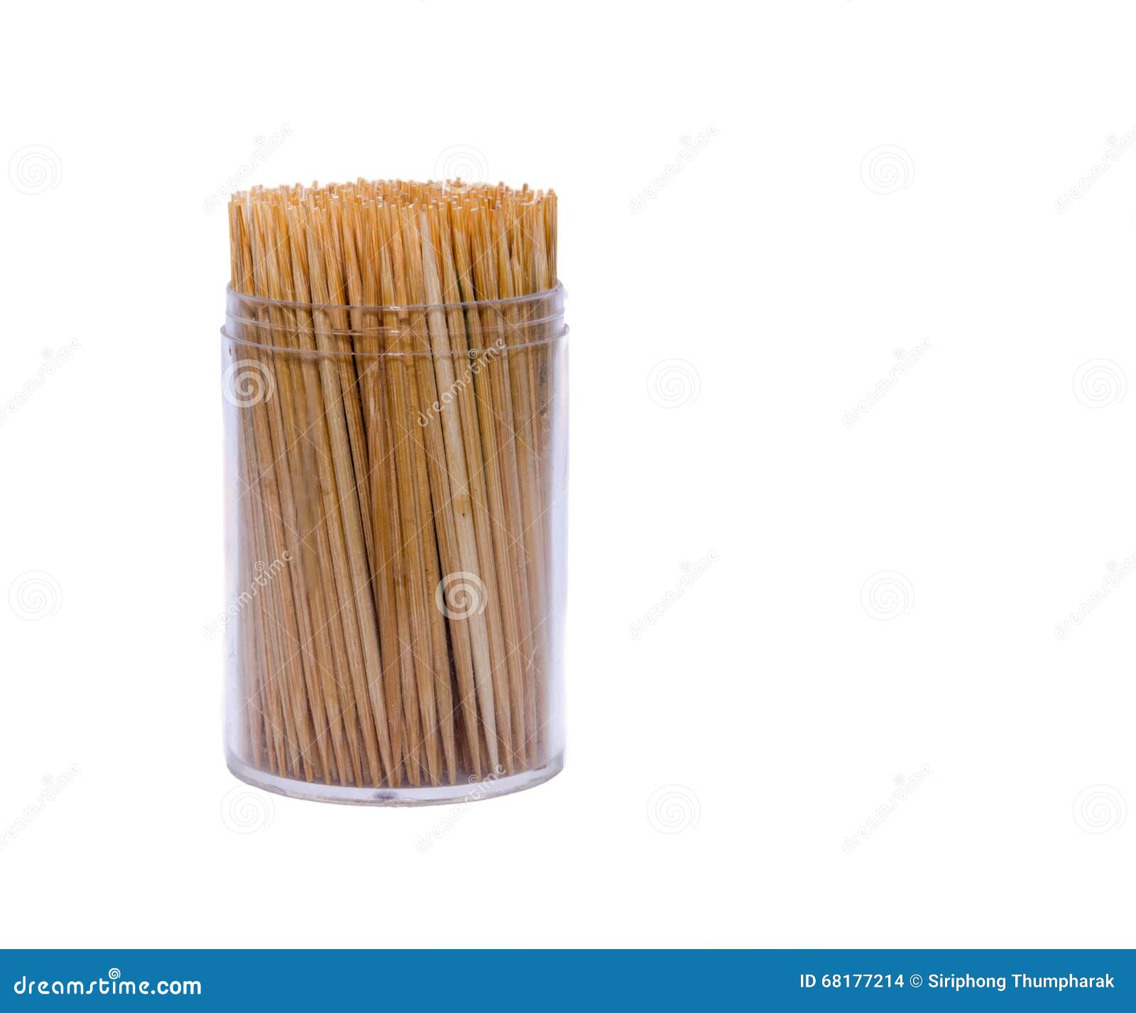 Toothpicks in a box stock photo. Image of kitchen, single - 68177214