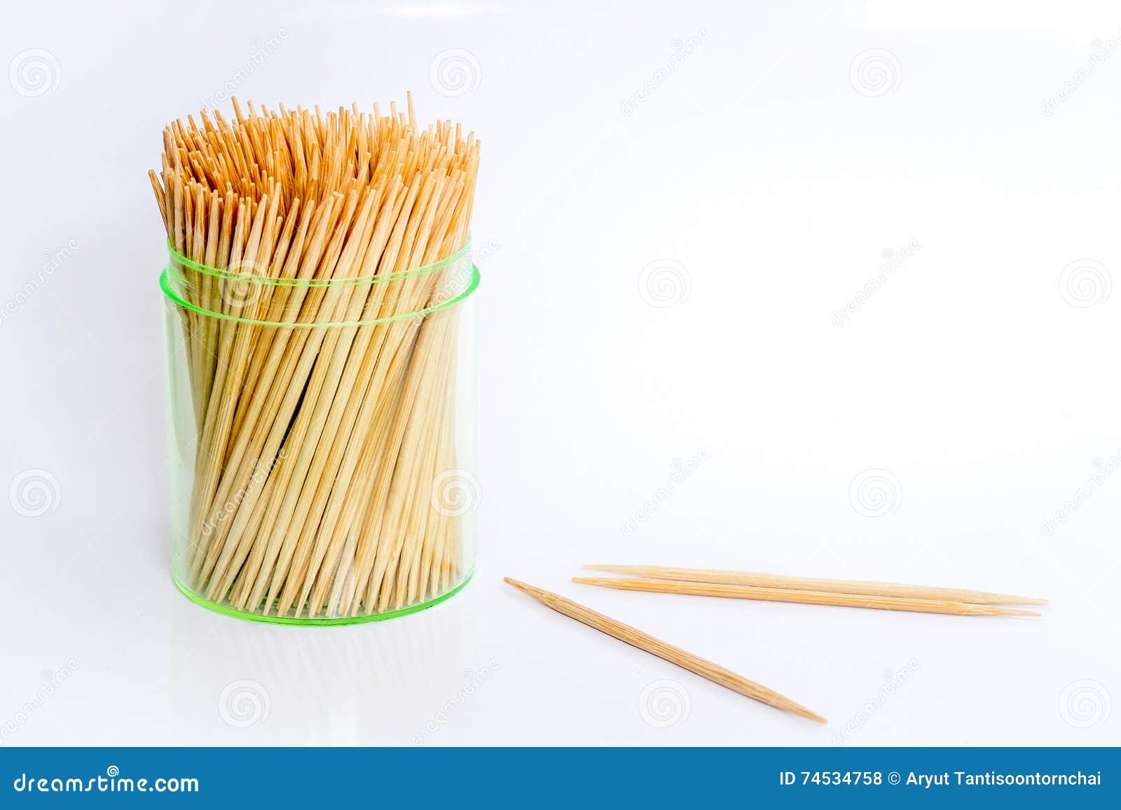 Toothpicks in box. stock photo. Image of bundle, hygiene - 74534758