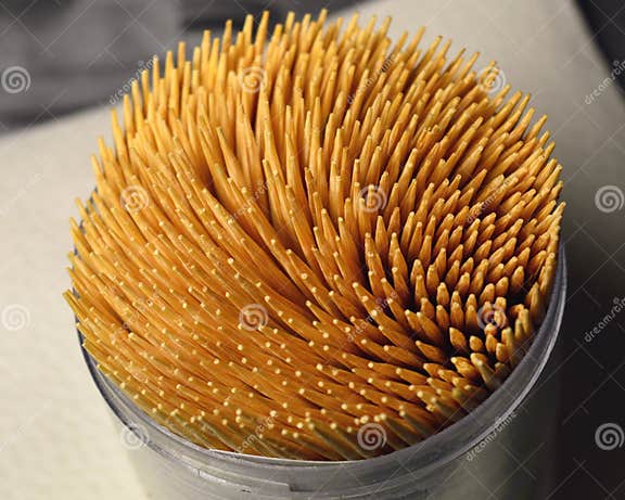 Toothpicks stock photo. Image of product, sharp, dental - 89699350