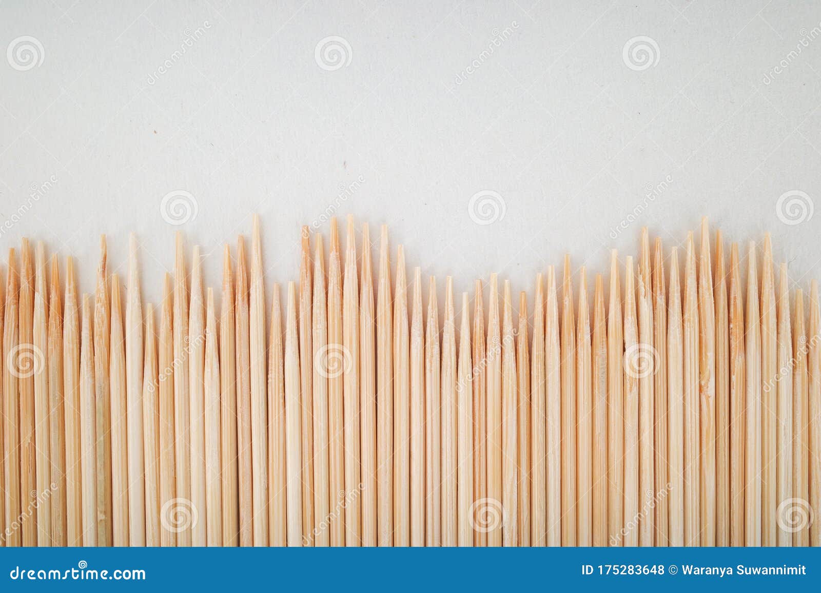 Toothpicks on a White Background Stock Photo - Image of equipment ...