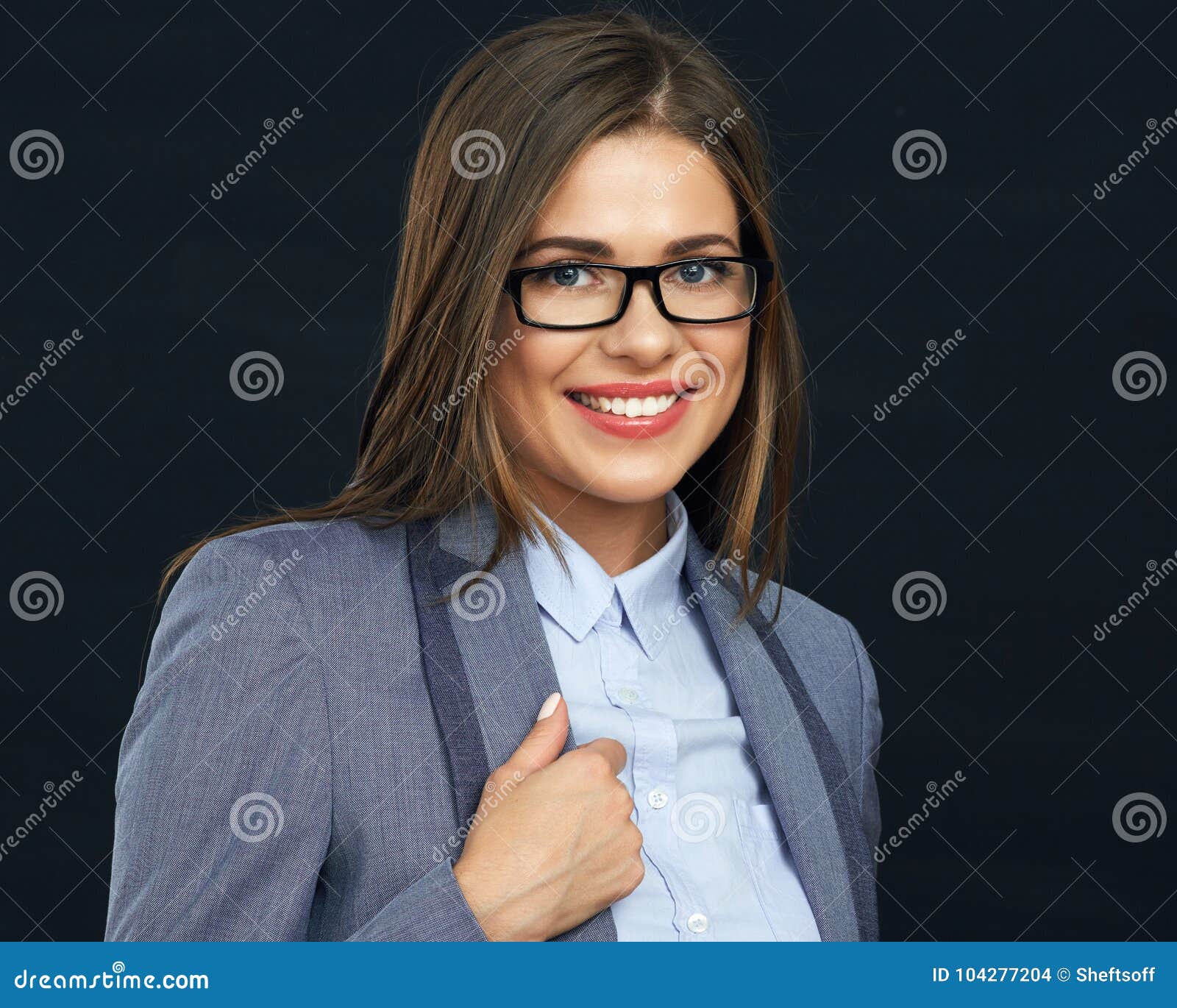 Toothy Smiling Business Woman Portrait. Stock Photo - Image of copy ... Toothy Smiling Business Woman Portrait. Stock Photo - Image of copy ...