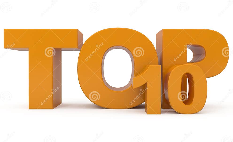 TOP 10 stock illustration. Illustration of single, award - 17256450