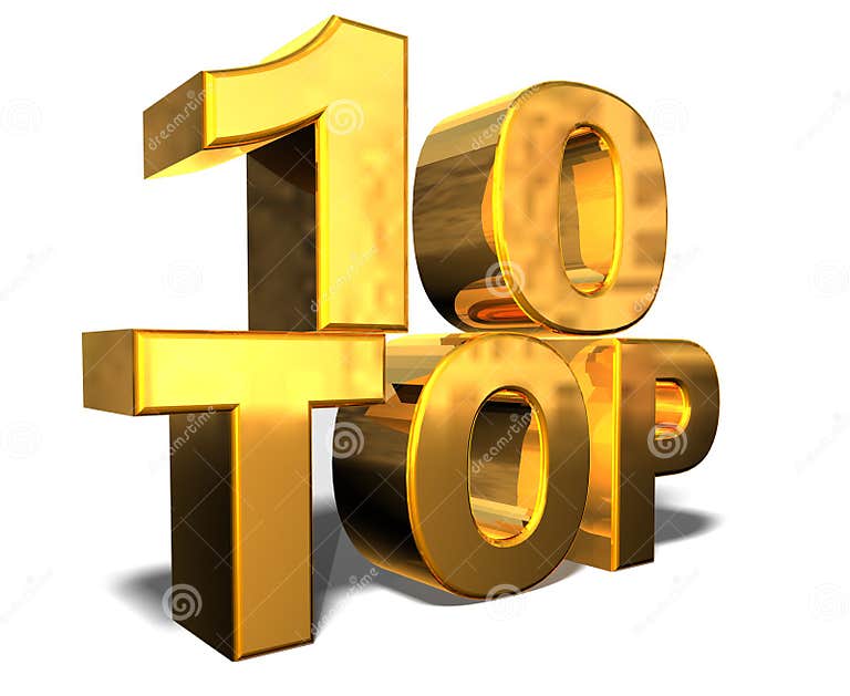 Top 10 stock illustration. Illustration of competition - 2844284