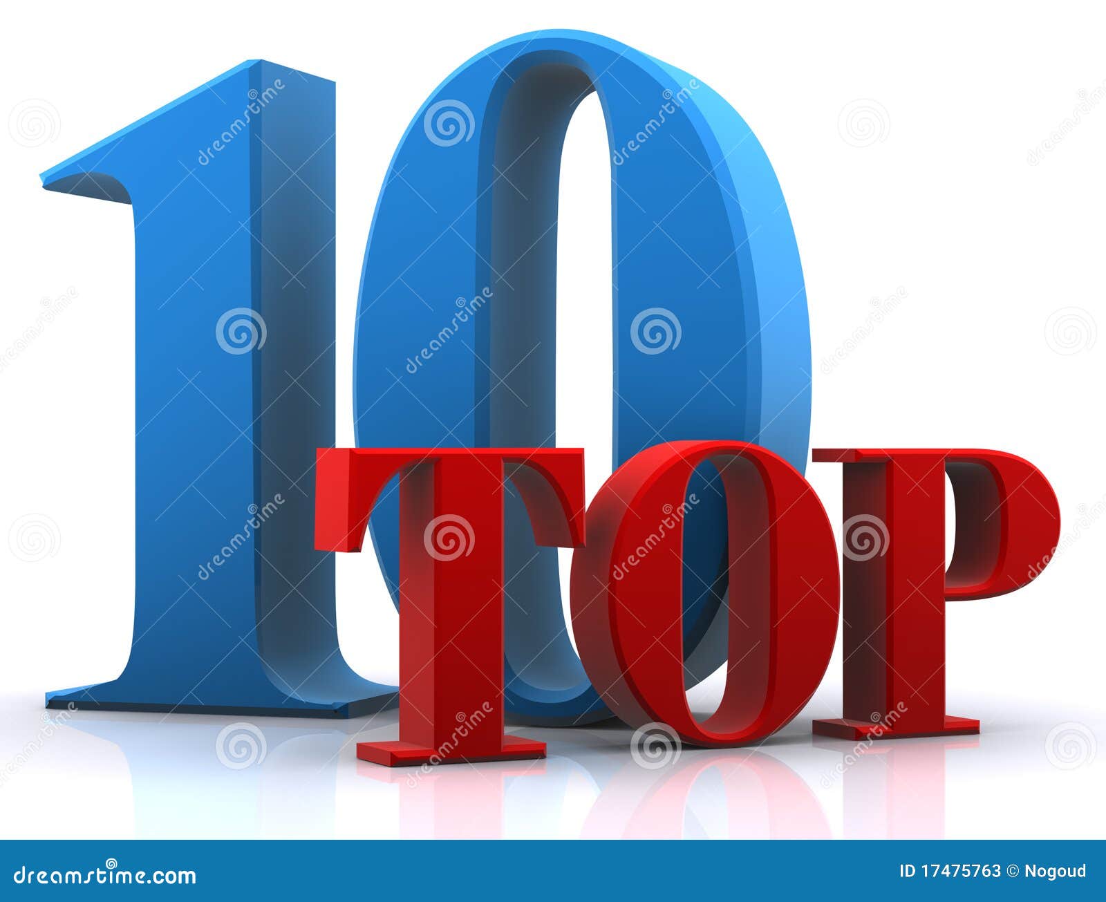 Top 10 Award stock illustration. Illustration of success - 17475763