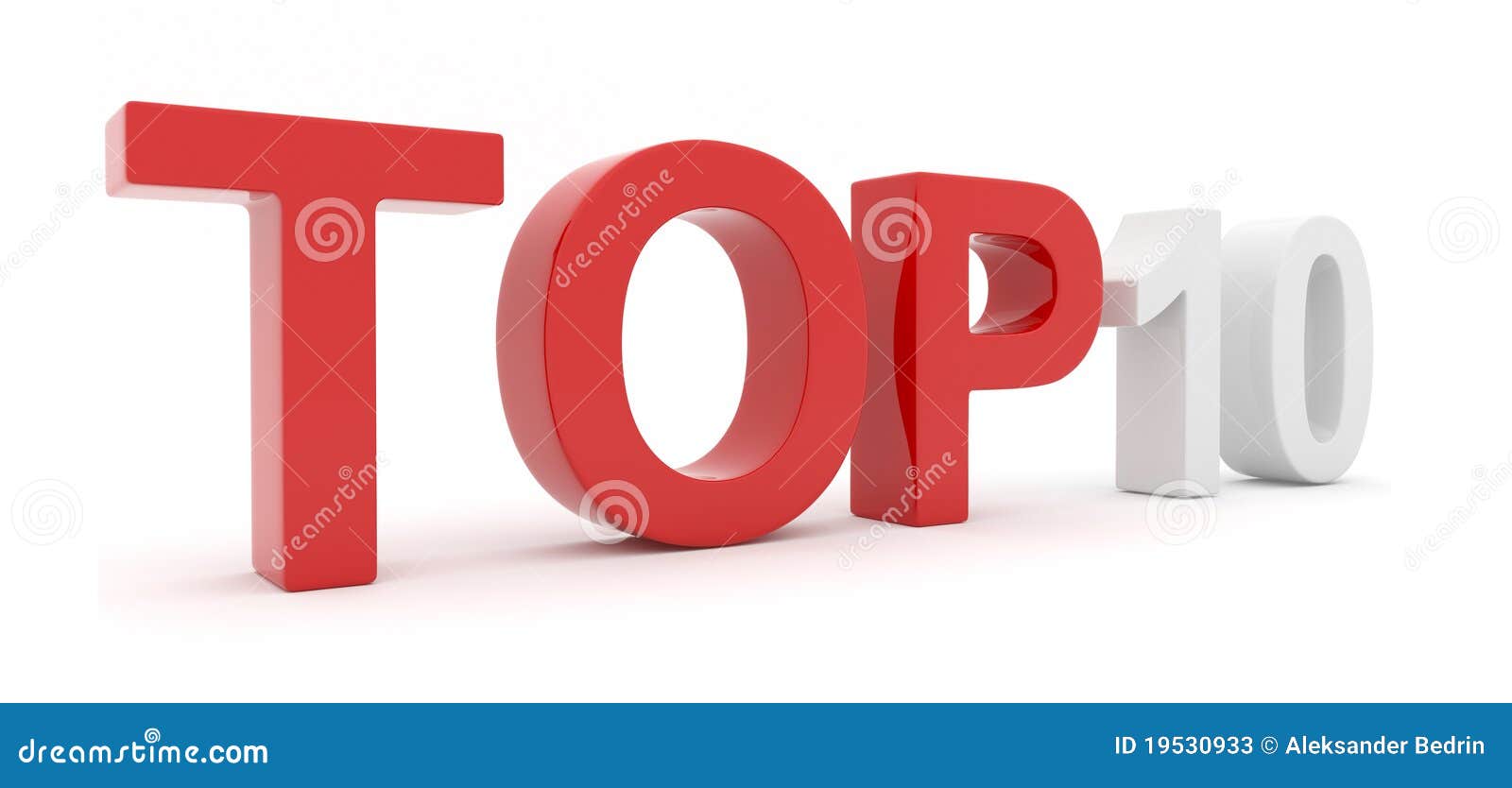 Top 10. Rating stock illustration. Illustration of business - 19530933