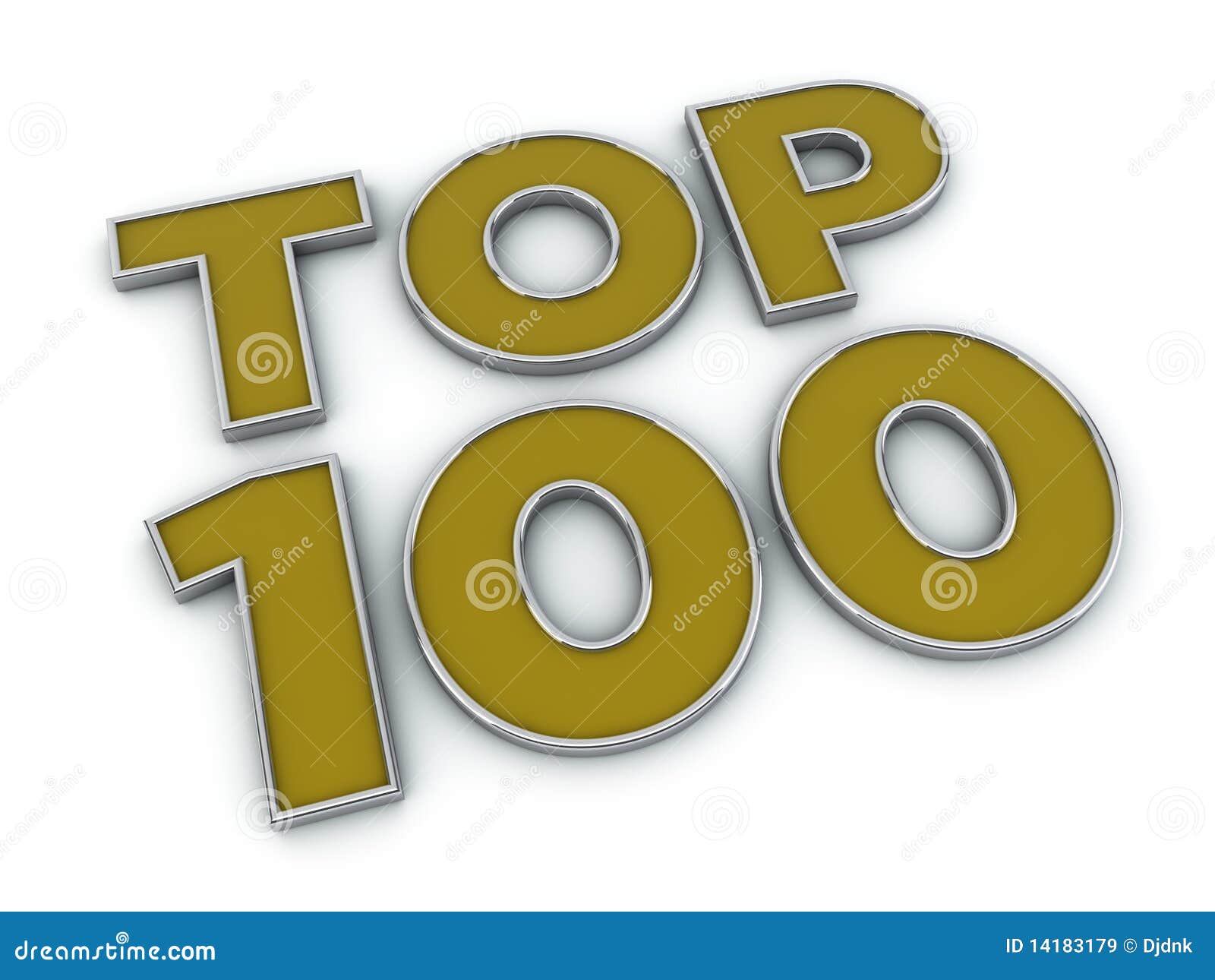 Top 100 stock illustration. Illustration of charts, isolated - 14183179