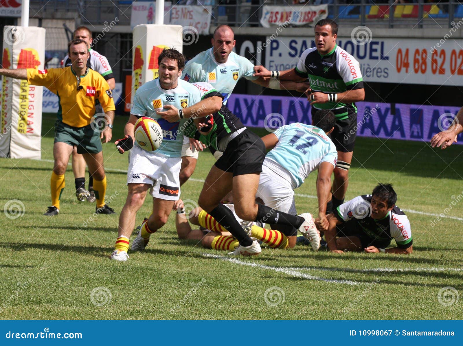 Top 14 Rugby Match USAP Vs Montauban Editorial Photography - Image of ...