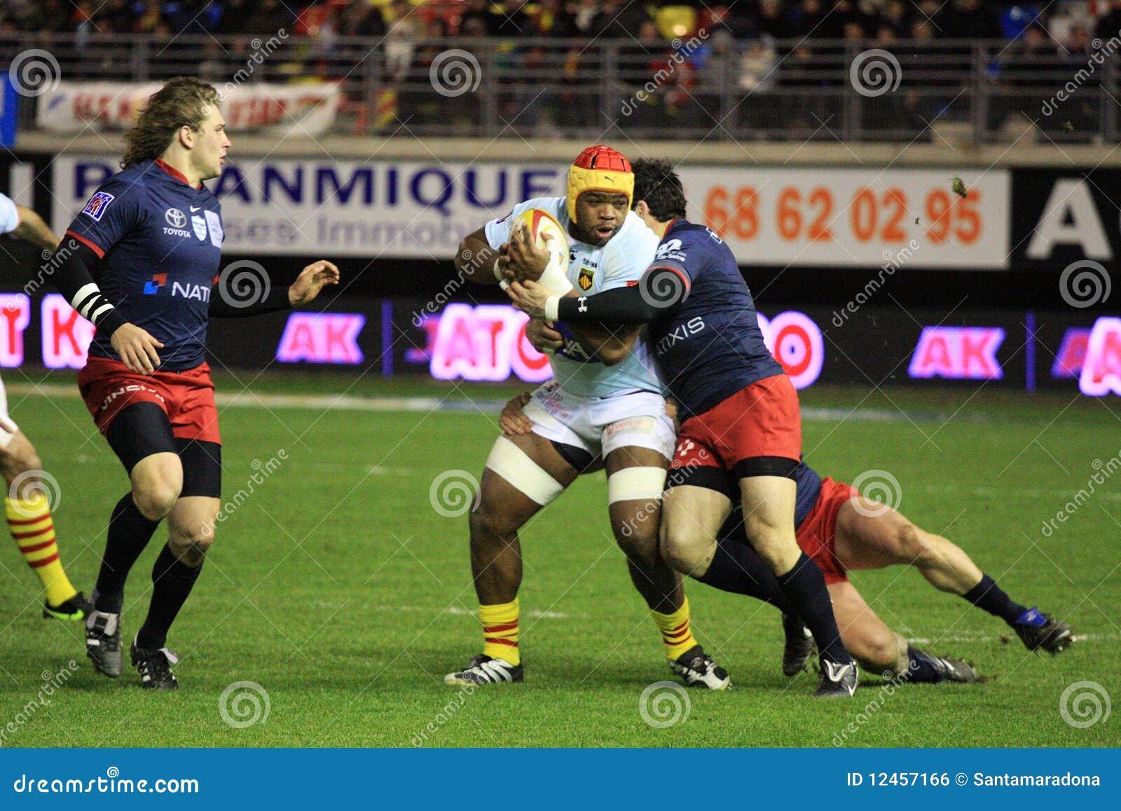 Top 14 Rugby Match USAP Vs Racing 92 Editorial Photo - Image of stade ...