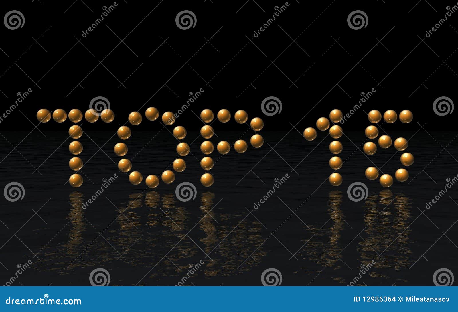 Top 15 stock illustration. Illustration of business, rating - 12986364