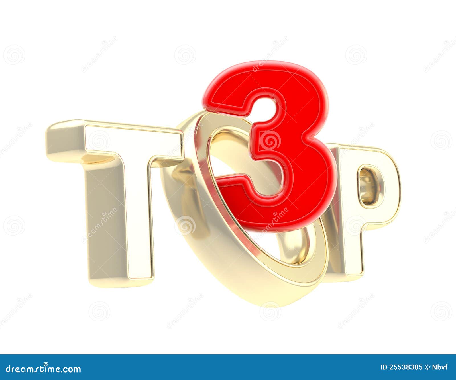 Top-3 Emblem Symbol Isolated Stock Illustration - Illustration of top3 ...