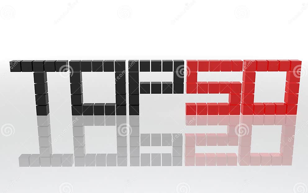 Top 50 stock illustration. Illustration of black, select - 12986675