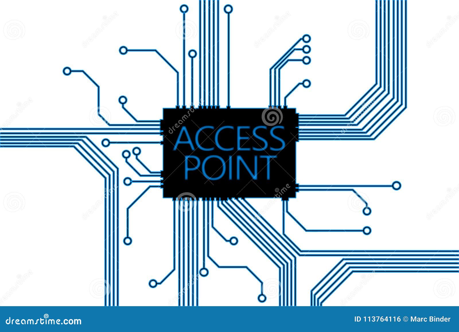 Top Access Point Technology Illustration Stock Illustration ...