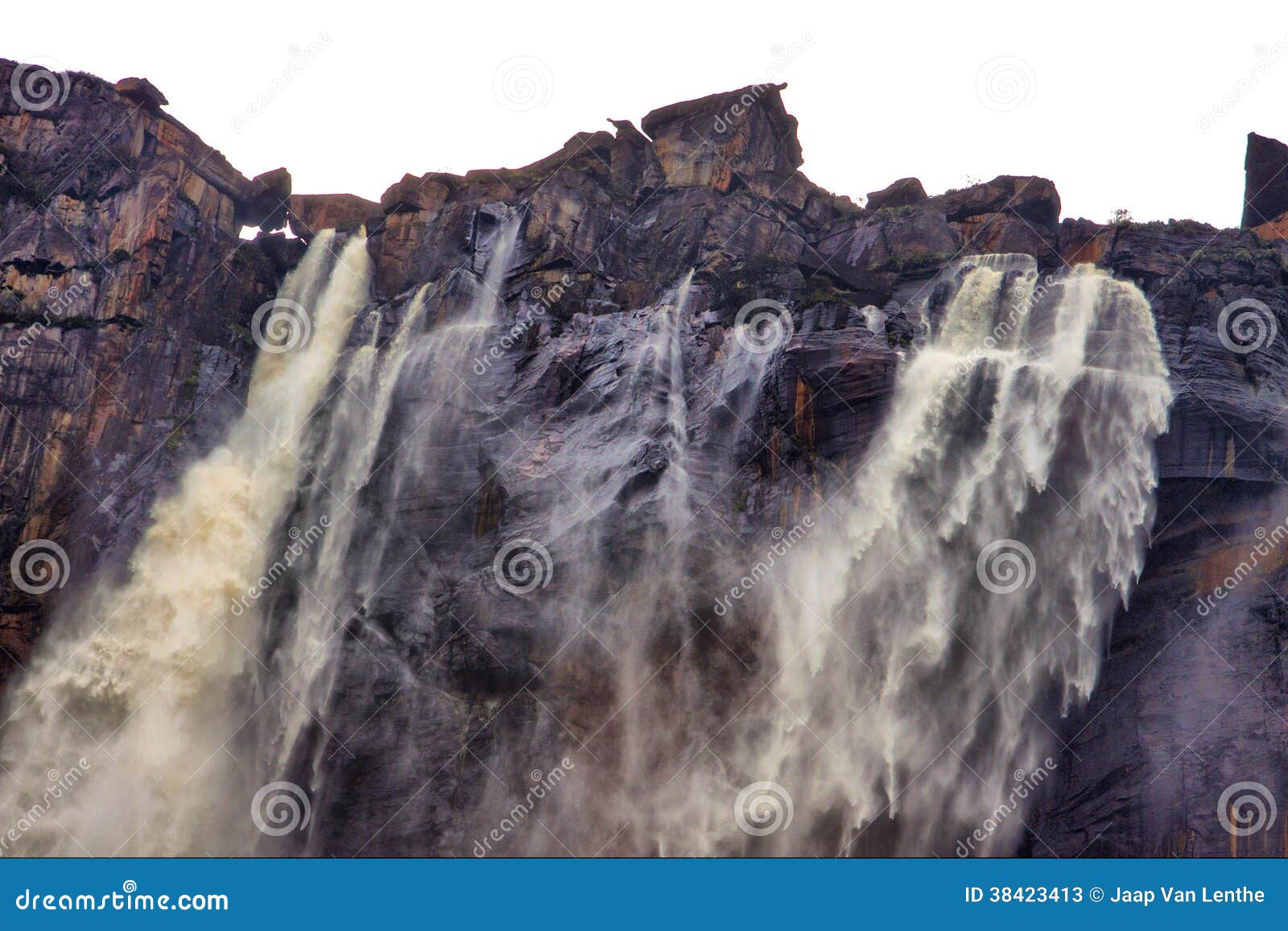 Top of Angel Falls stock image. Image of love, eroded - 38423413