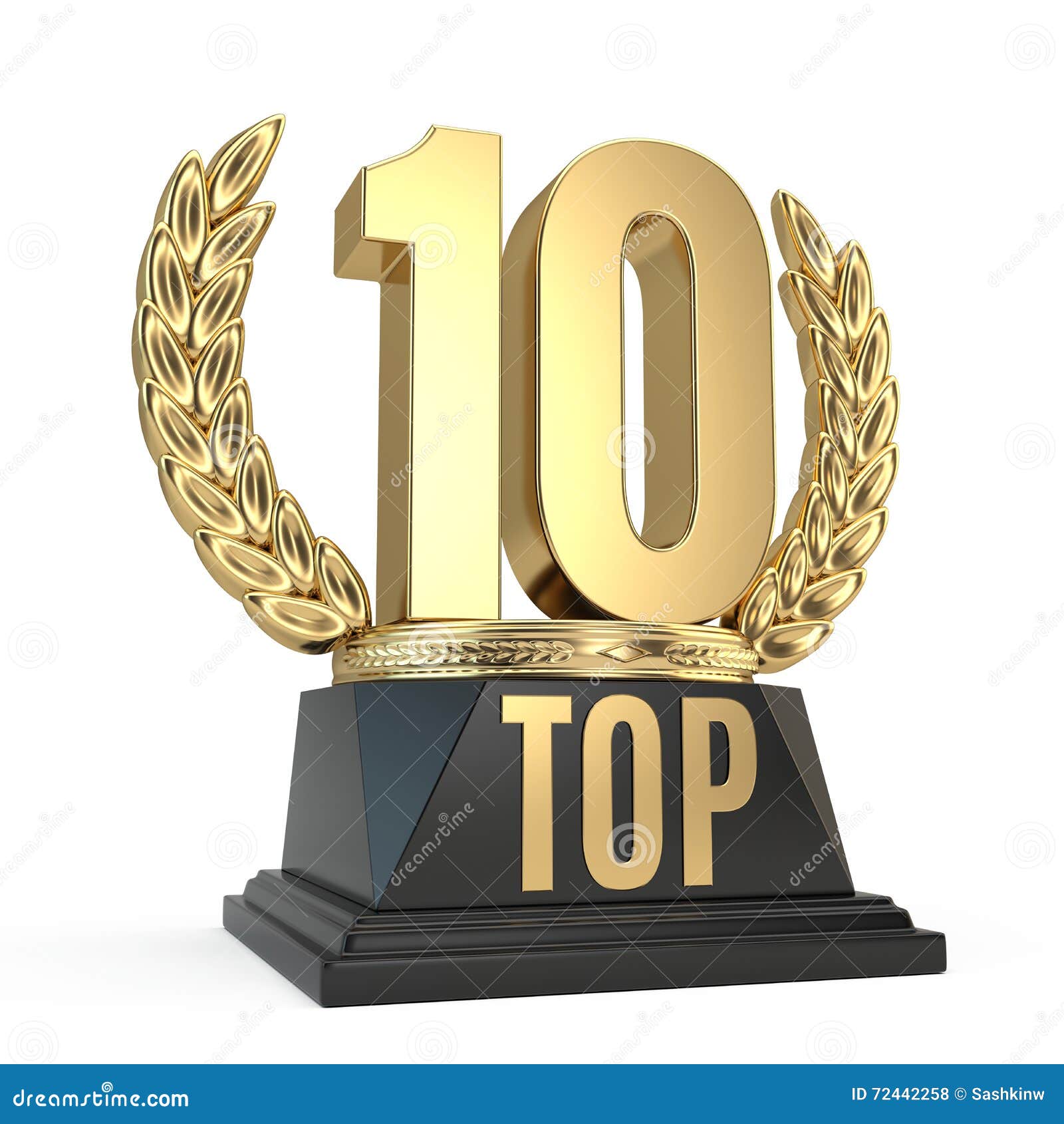 Top 10 Award Cup Symbol On White Background Royalty-Free Stock Image ...