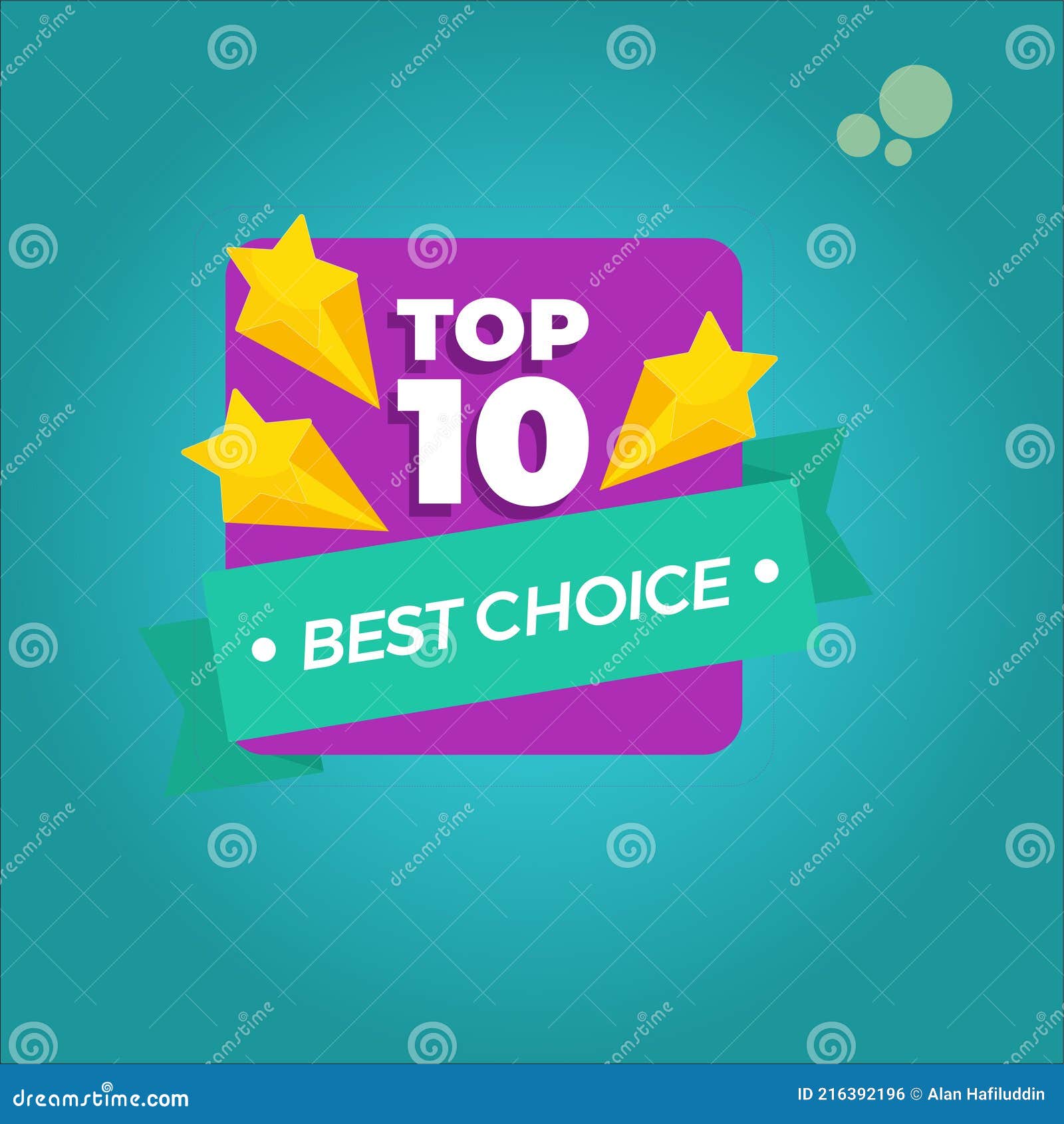 Top 10 Badges Symbol or Icon Vector Stock Vector - Illustration of ...