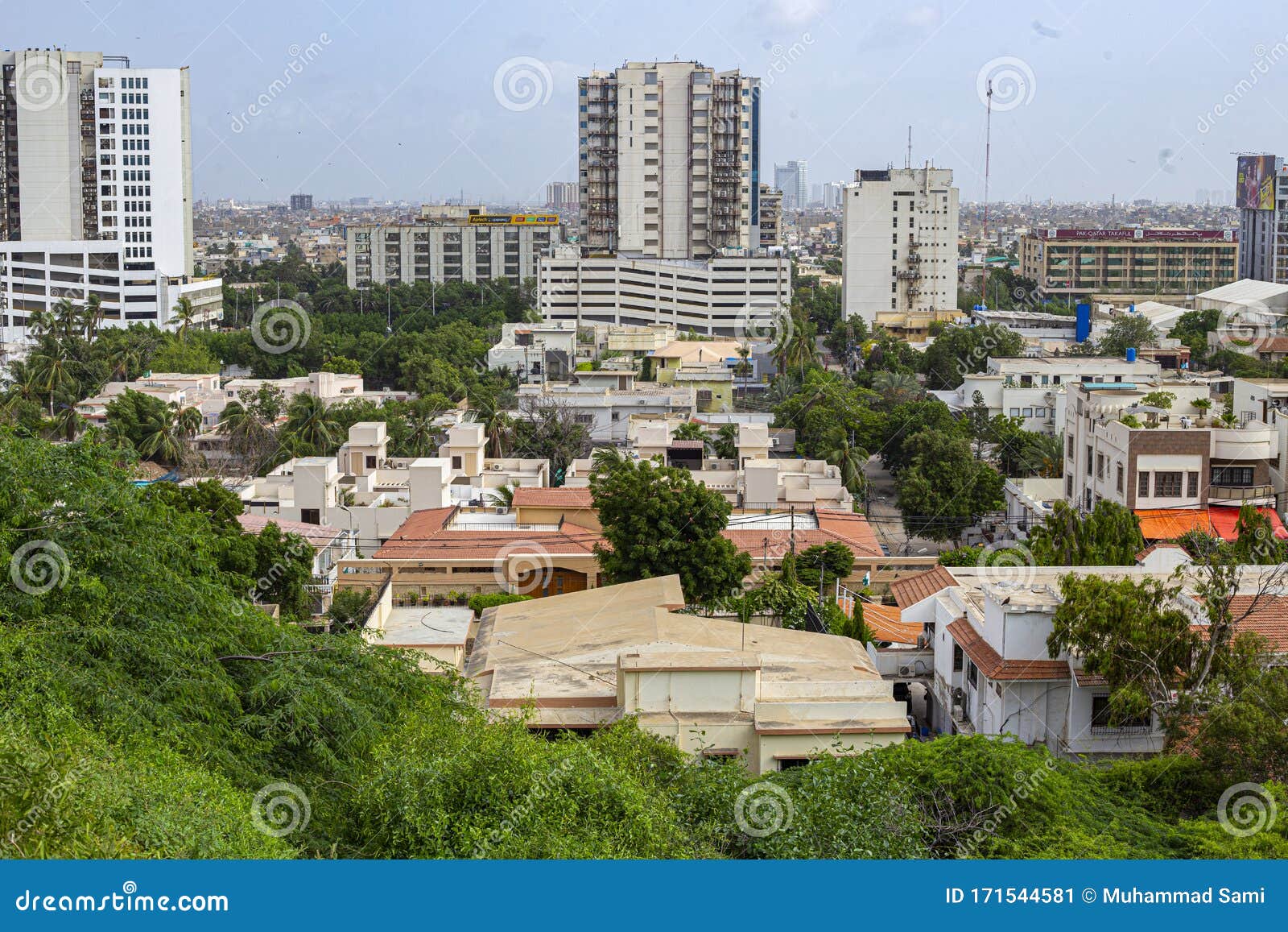 Top Beautiful View of Karachi City Stock Image - Image of landmark ...
