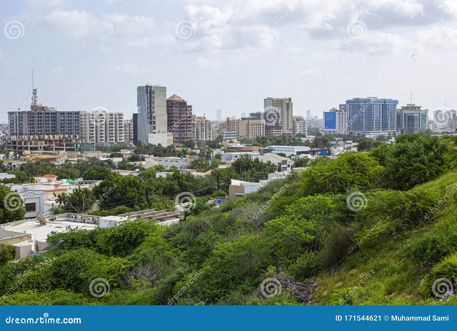 Top Beautiful View of Karachi City Stock Image - Image of city, evening ...