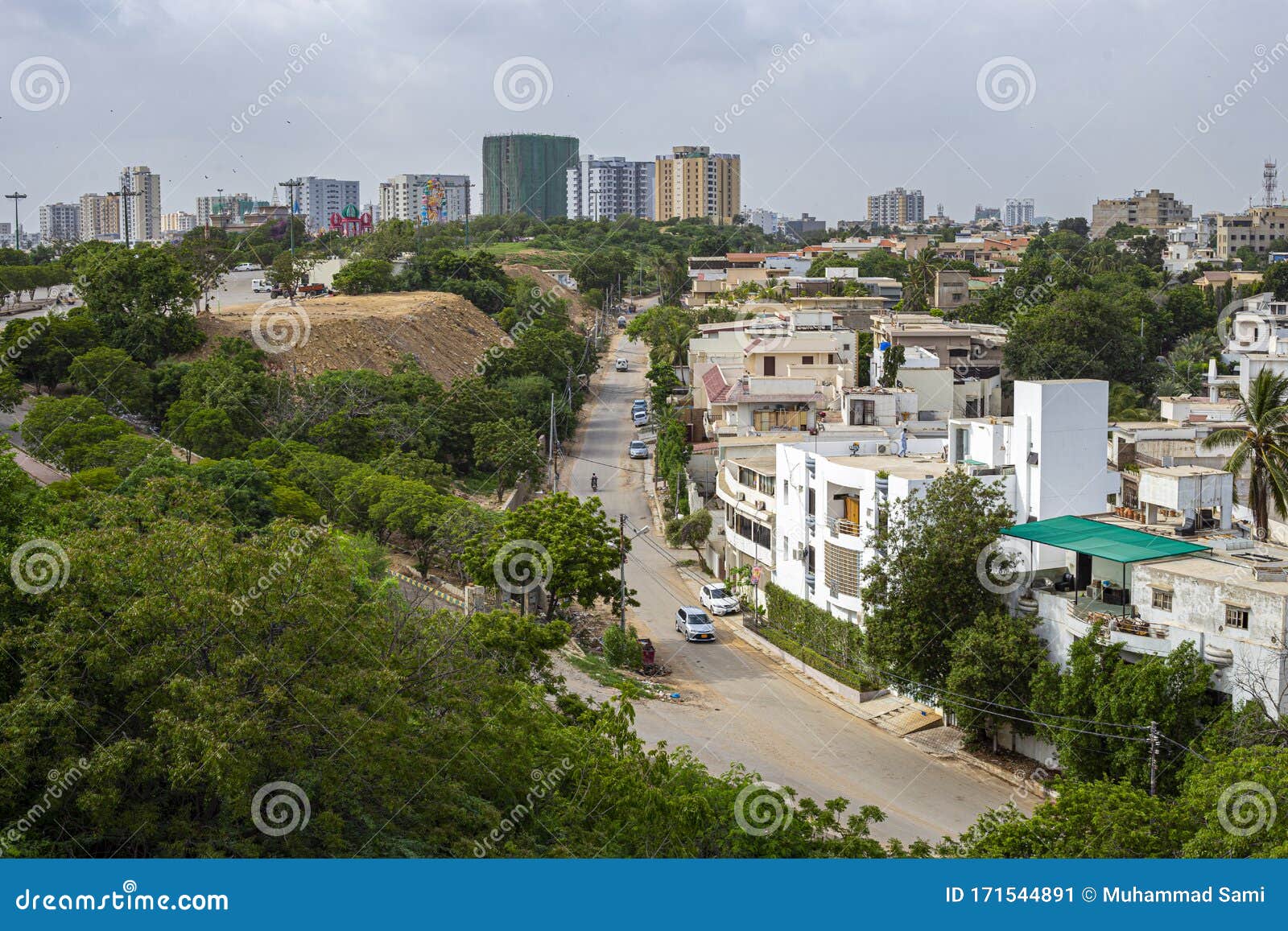 Top Beautiful View of Karachi City Stock Image - Image of night ...