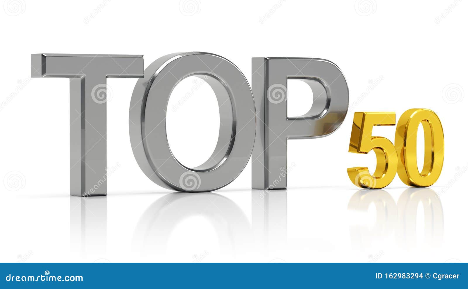 Top 50. Best fifty list stock illustration. Illustration of victory ...