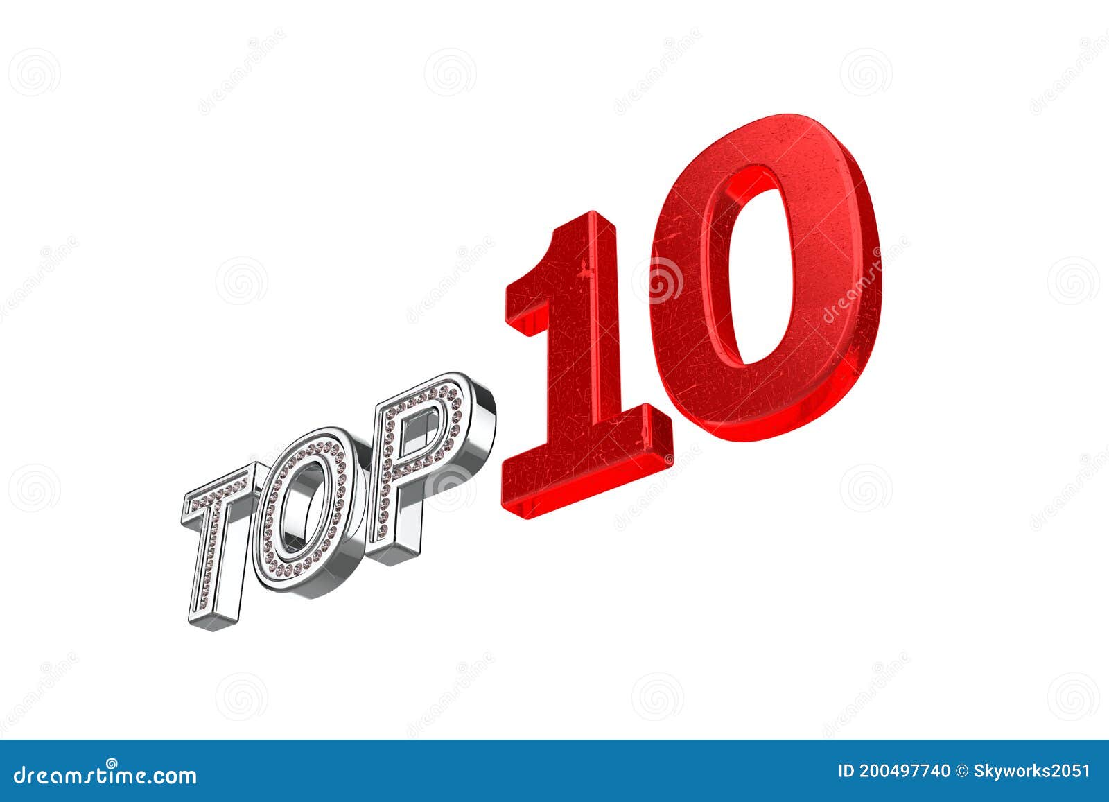 Top 10. Best ten list stock illustration. Illustration of success ...